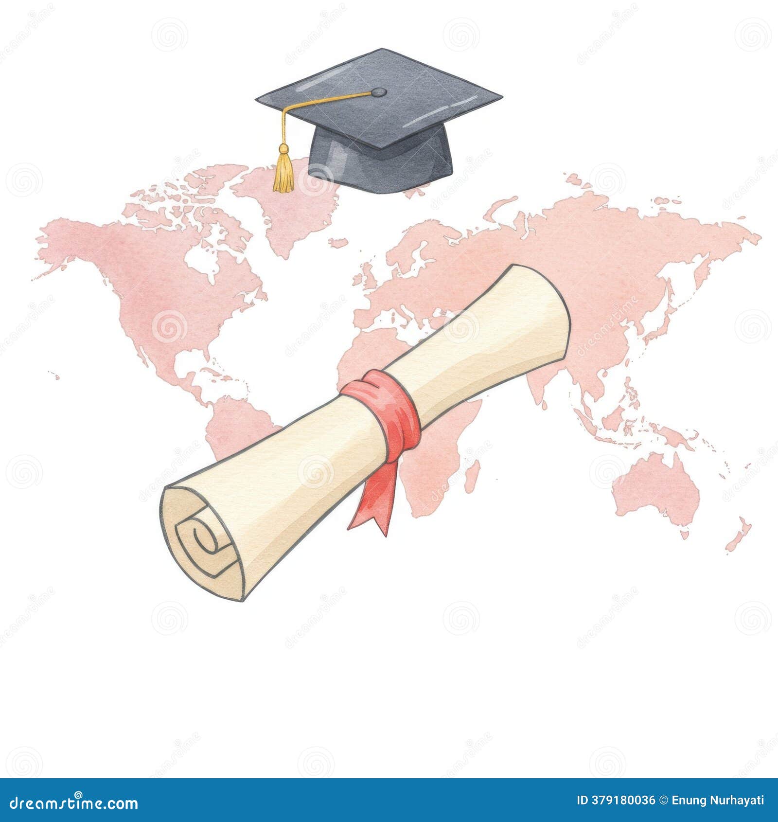 Watercolor Graduation Cap Clipart With Inspirational Quotes. Perfect ...