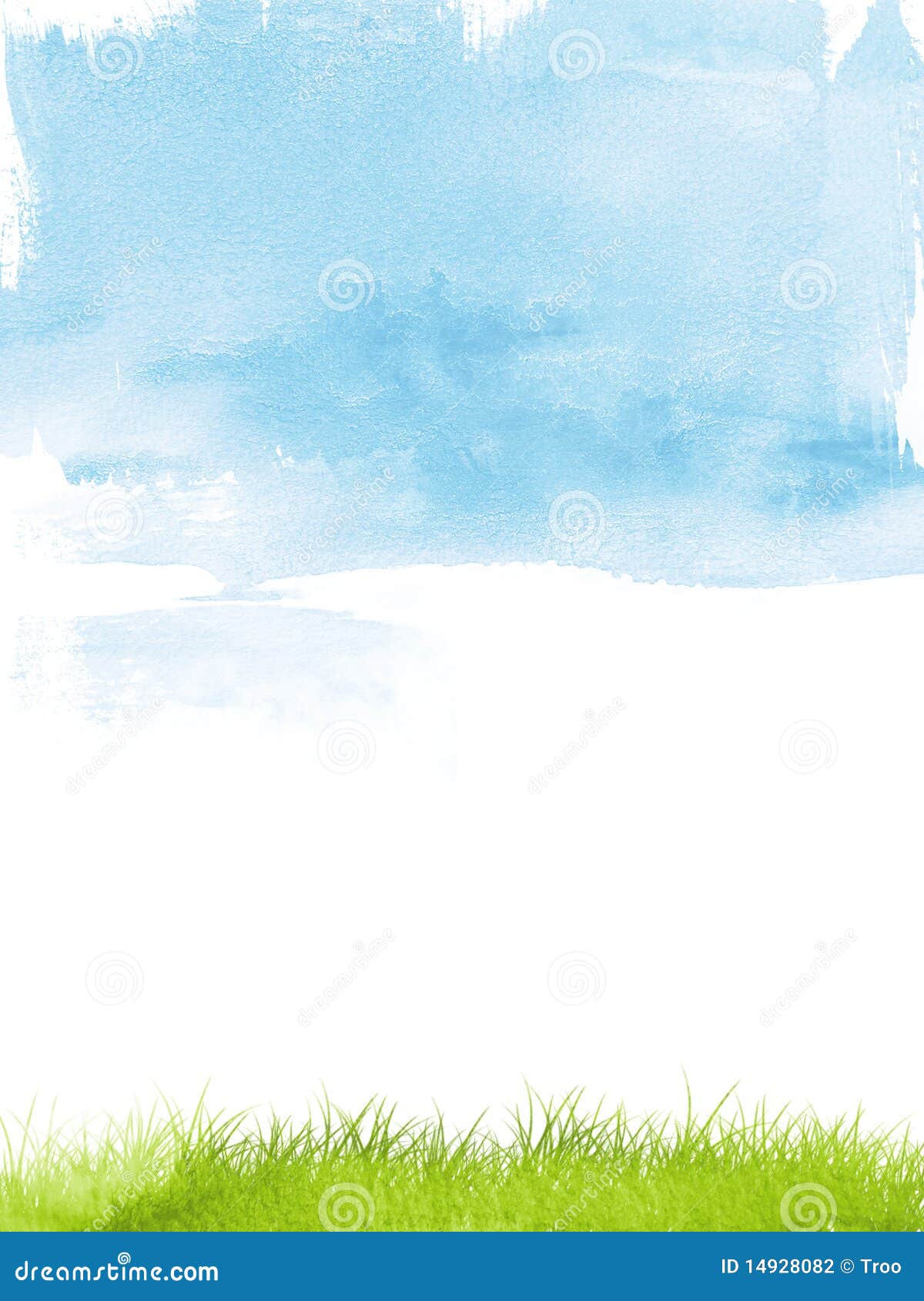 Watercolor grass stock illustration. Illustration of pure - 14928082