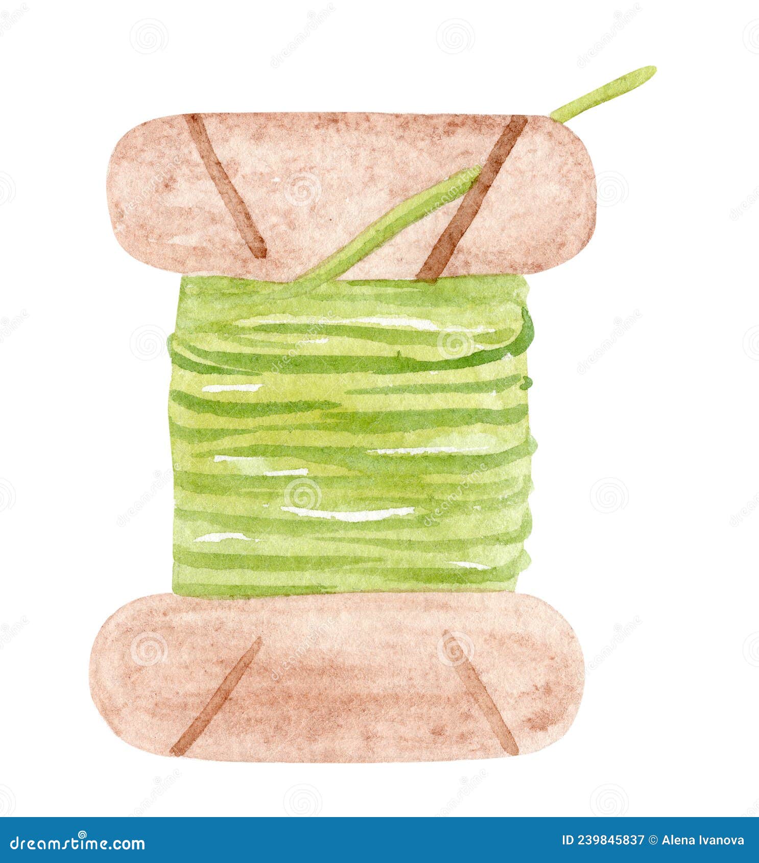 String Spool. Sewing Thread Bobbin Black Engraving Vector Illustration ...