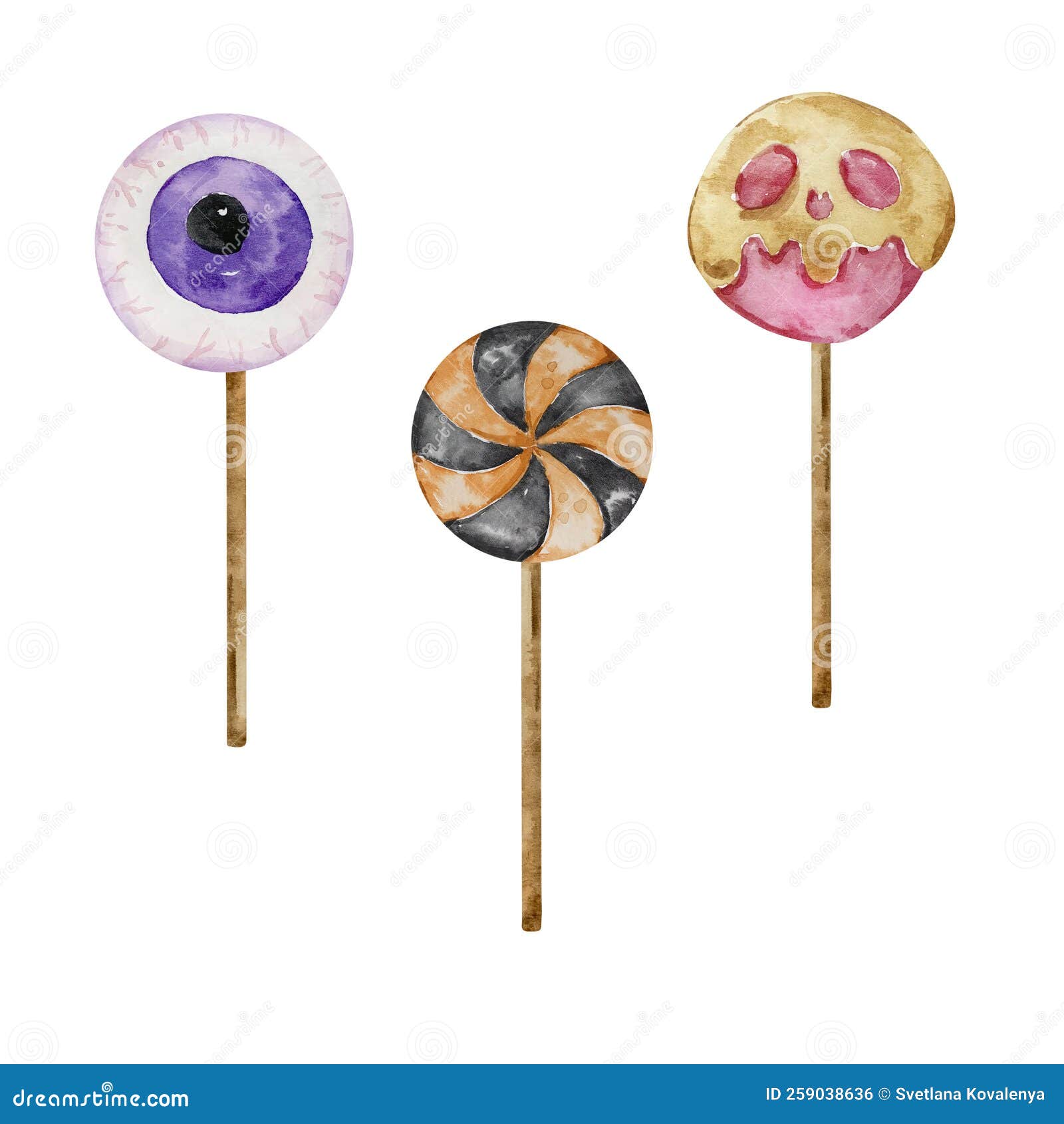 Watercolor Halloween Set of Colorful Lollipops Stock Photo - Image of ... Watercolor Halloween Set of Colorful Lollipops Stock Photo - Image of ...