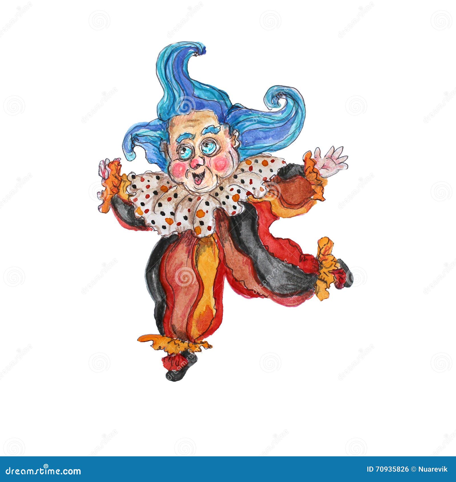 Isolated Clown Puppet Royalty-Free Cartoon | CartoonDealer.com #101272874