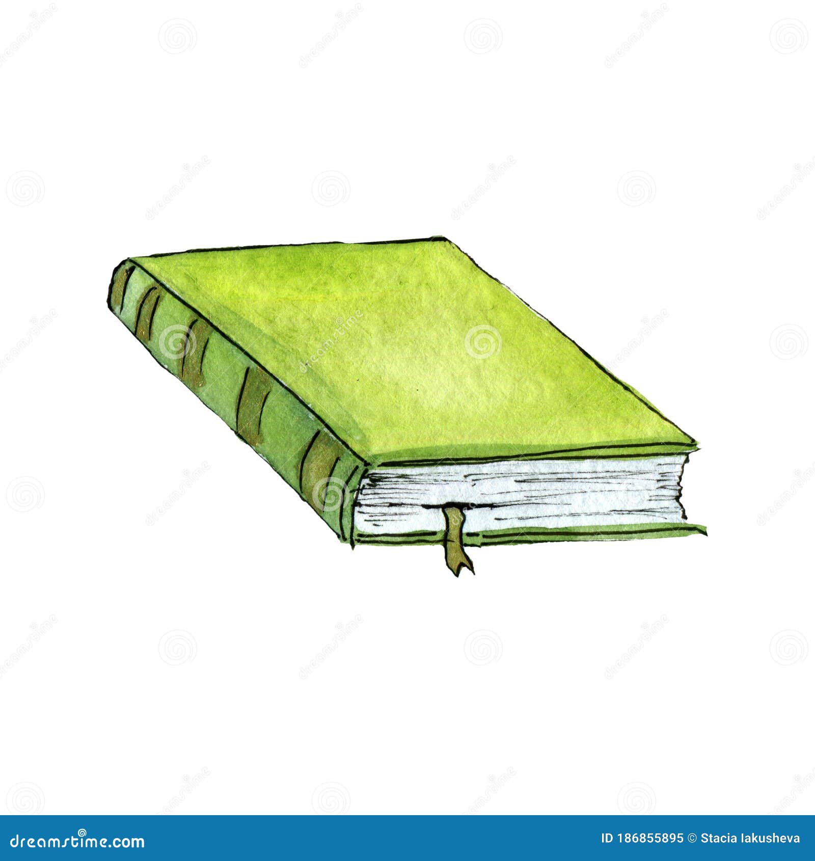 Hand Painted Icon of a Notebook Stock Image - Image of diary, handdrawn ...