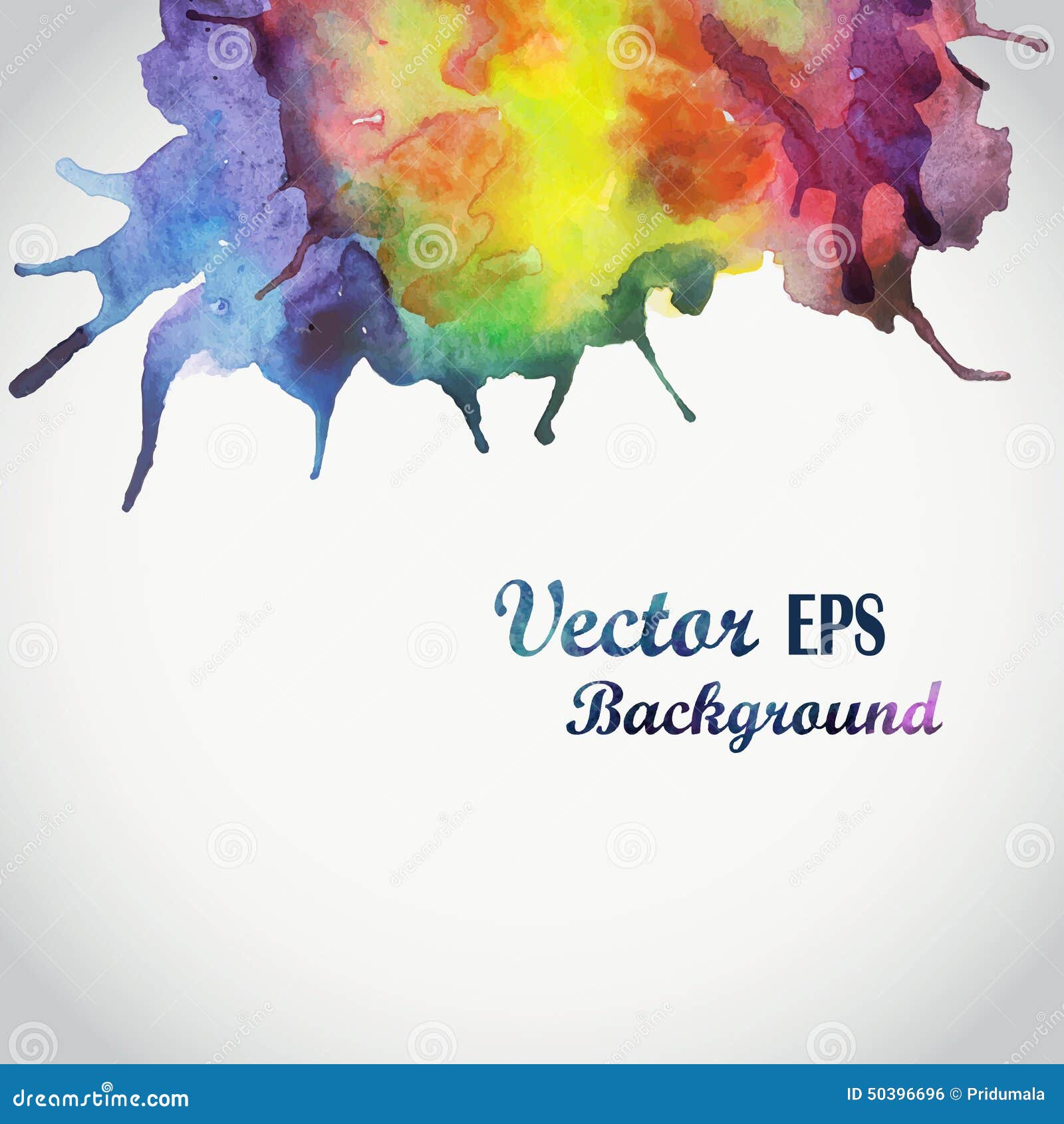 Watercolor Hand Painted Corners Design. Watercolor Composition F Stock ...