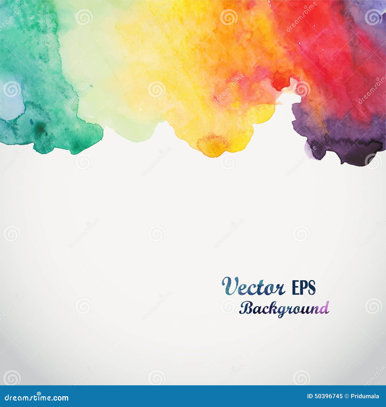 Watercolor Hand Painted Corners Design. Watercolor Composition F Stock ...