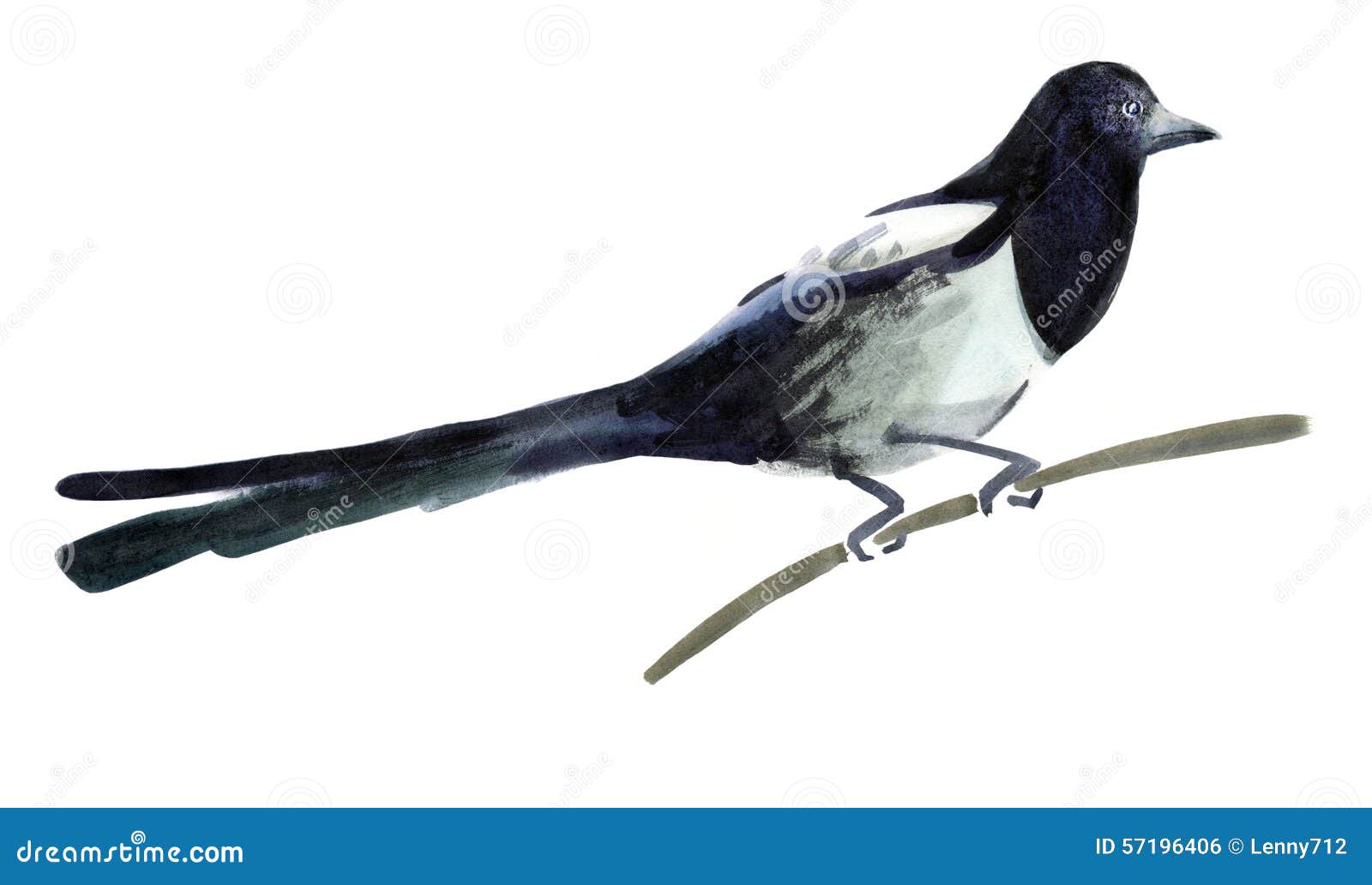 Bird Magpie Flying Cartoon Vector Animation Frame | CartoonDealer.com ...