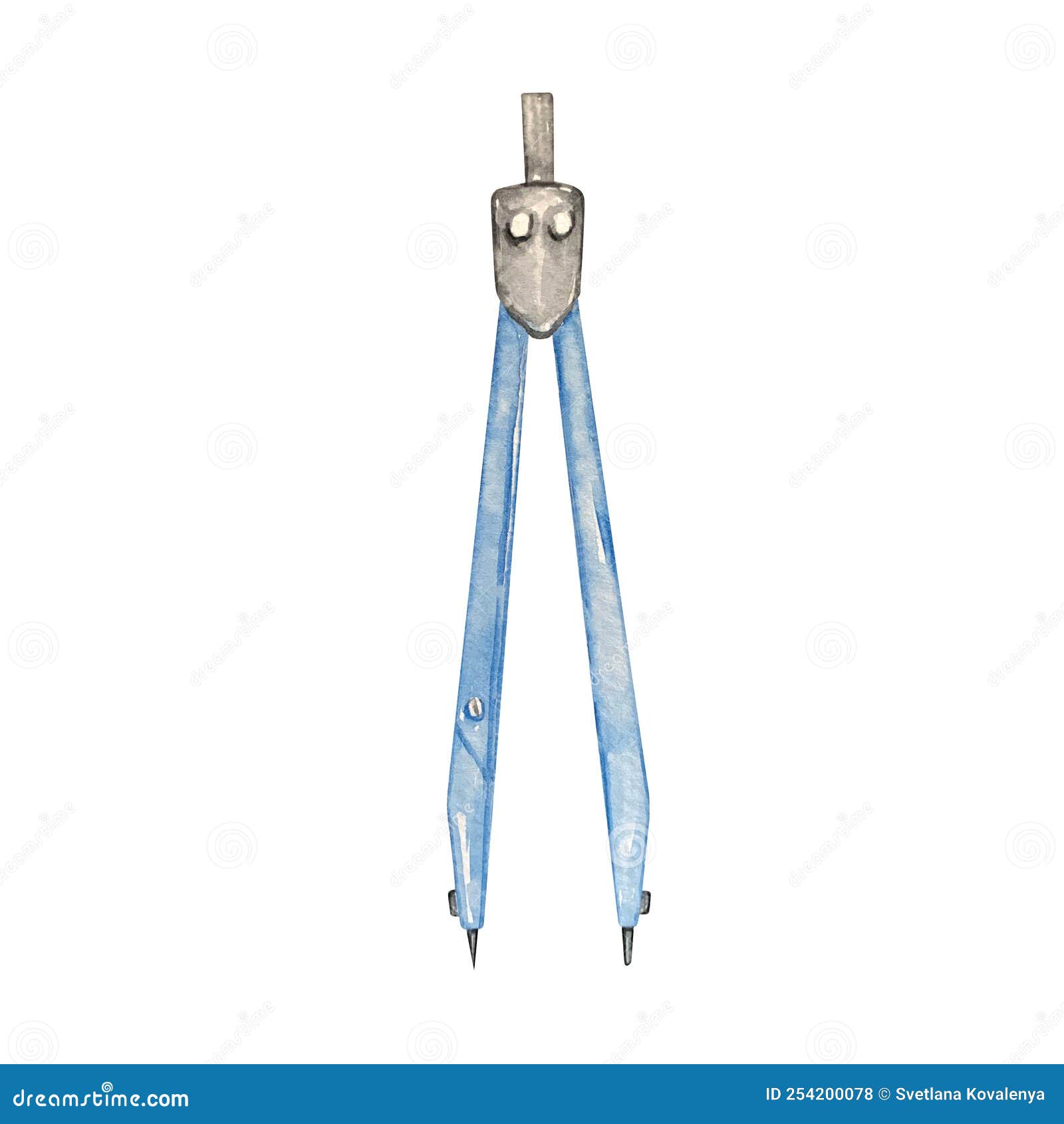 Set Of Drawing Compasses For Draftsmanship, Geometric Measuring Tool ...