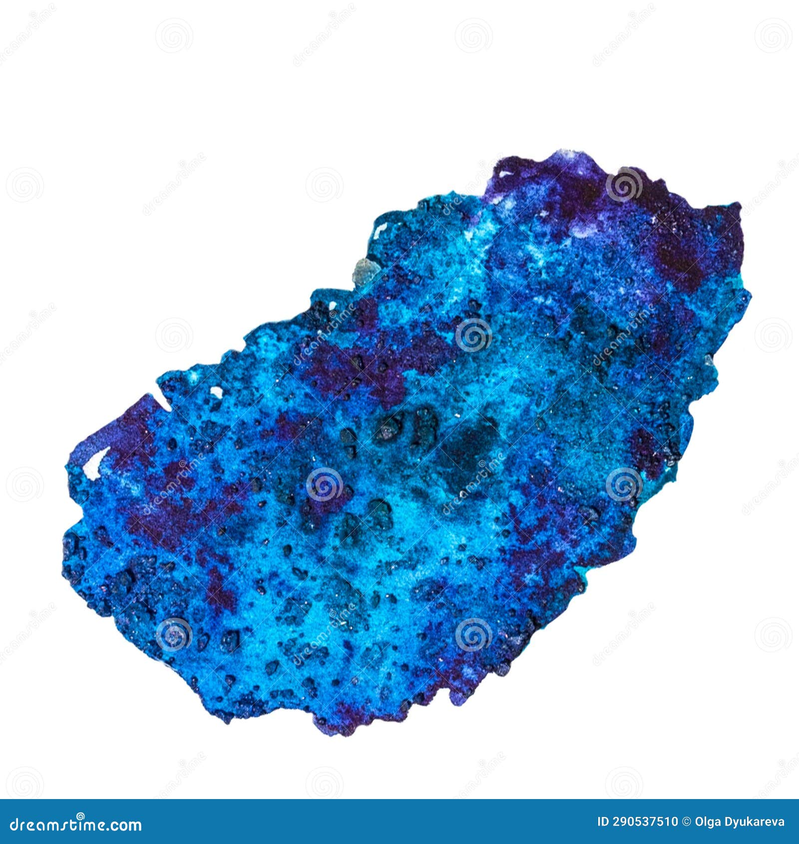 Watercolor Illustration of Magic Crystals, Hand Drawing, Esoterics ...