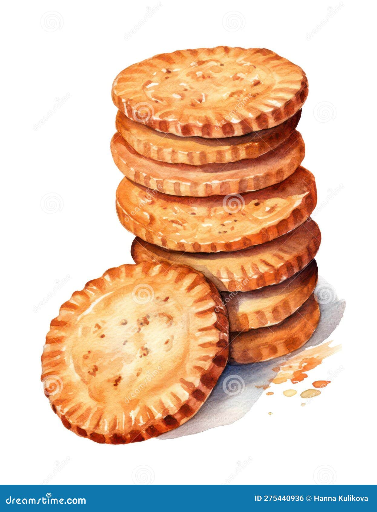 A Stack Of Cookies Texture Royalty-Free Stock Photo | CartoonDealer.com ...