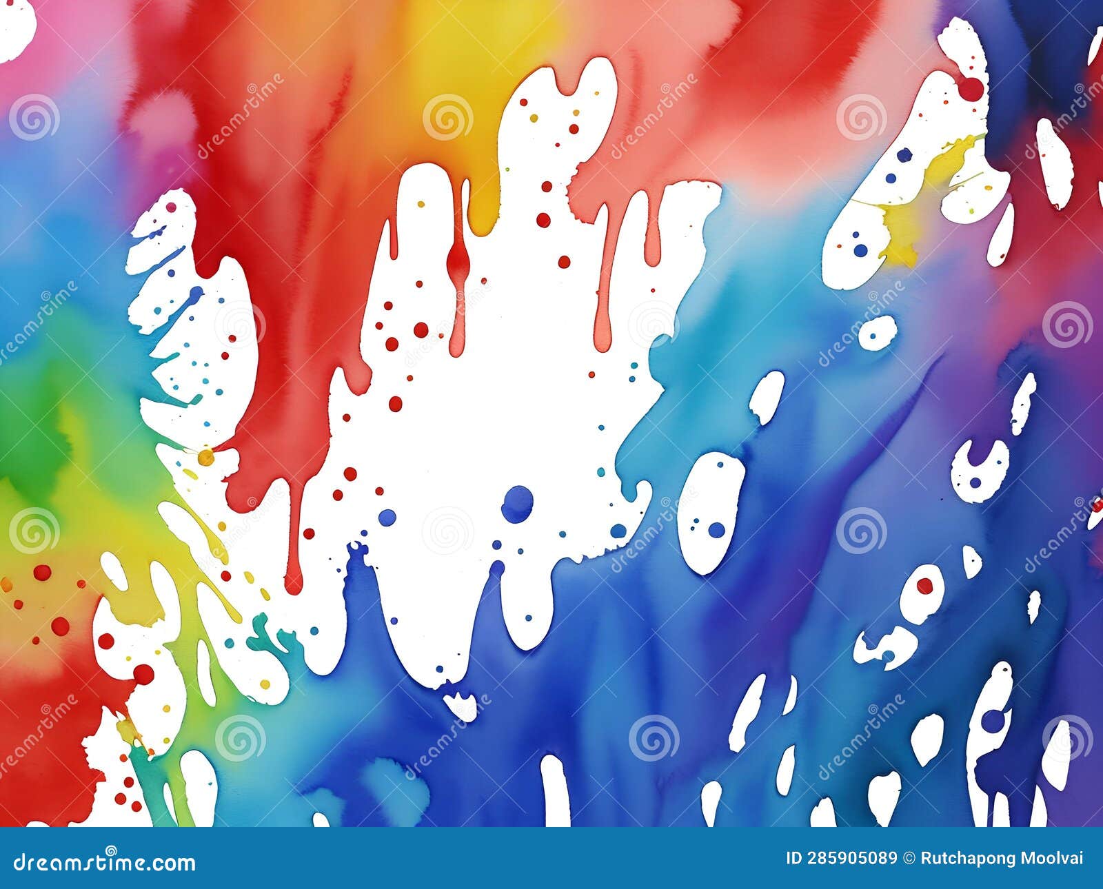 Watercolor Ink Splash Background Image. Hand Painted Watercolor ...