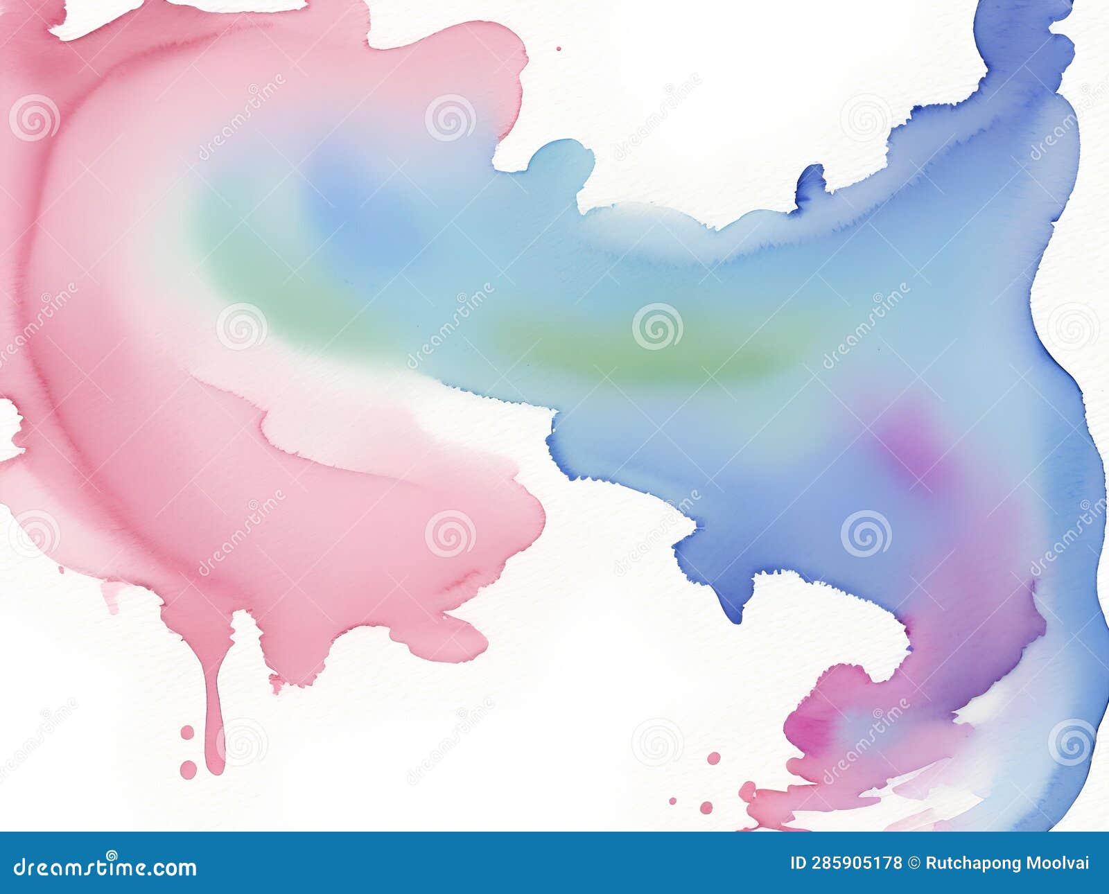Watercolor Ink Splash Background Image. Hand Painted Watercolor ...