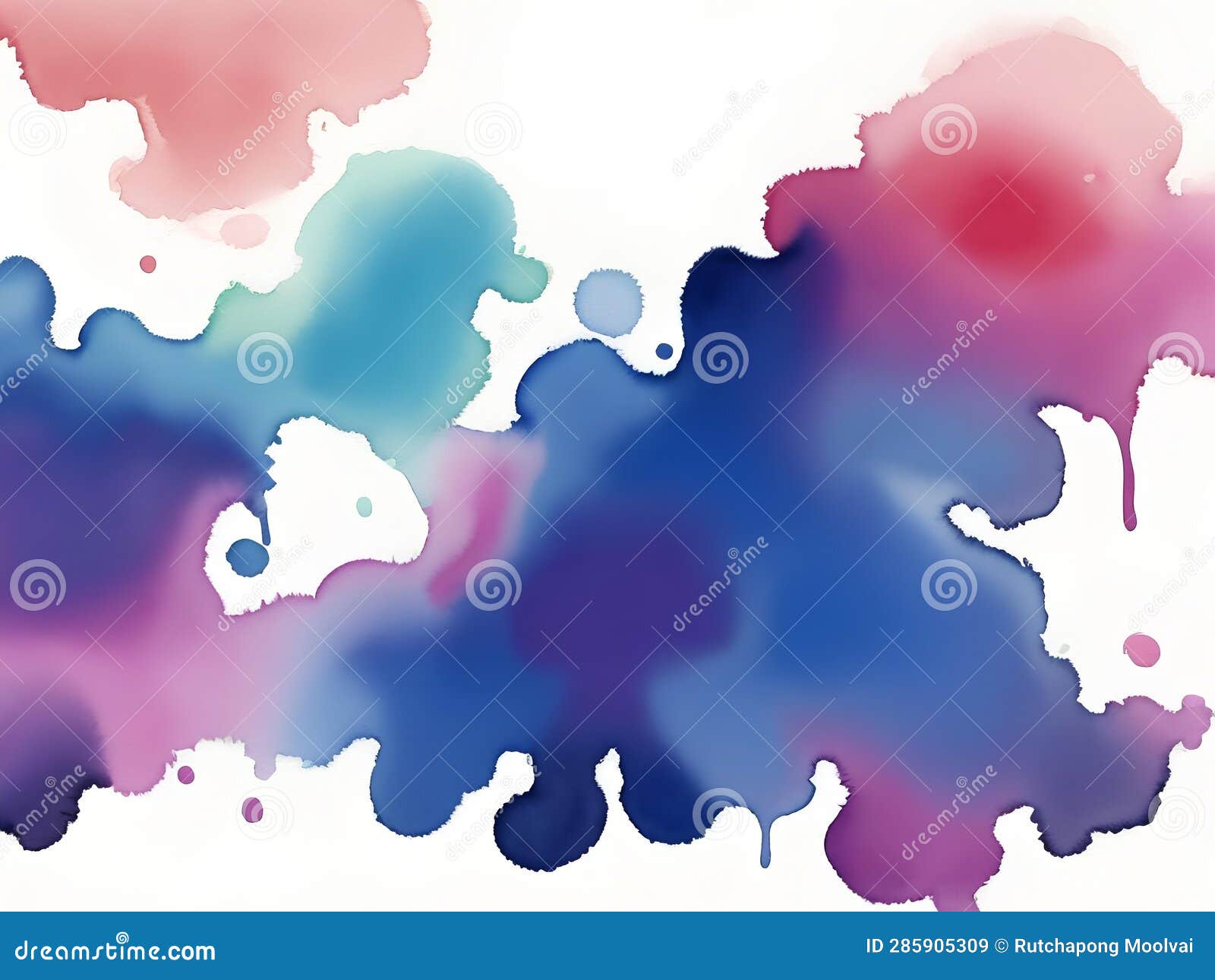 Watercolor Ink Splash Background Image. Hand Painted Watercolor ...