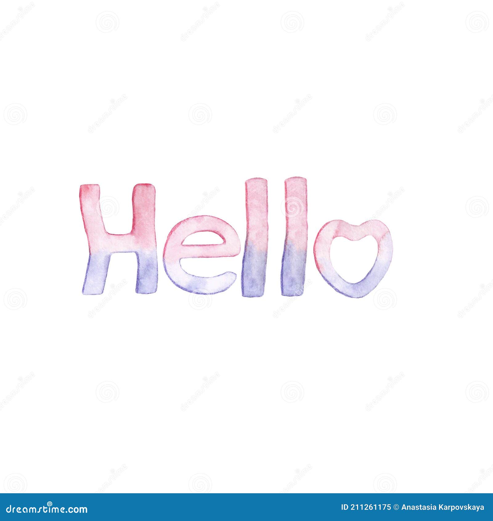 Watercolor Letters. English Alphabet Stock Illustration - Illustration ...