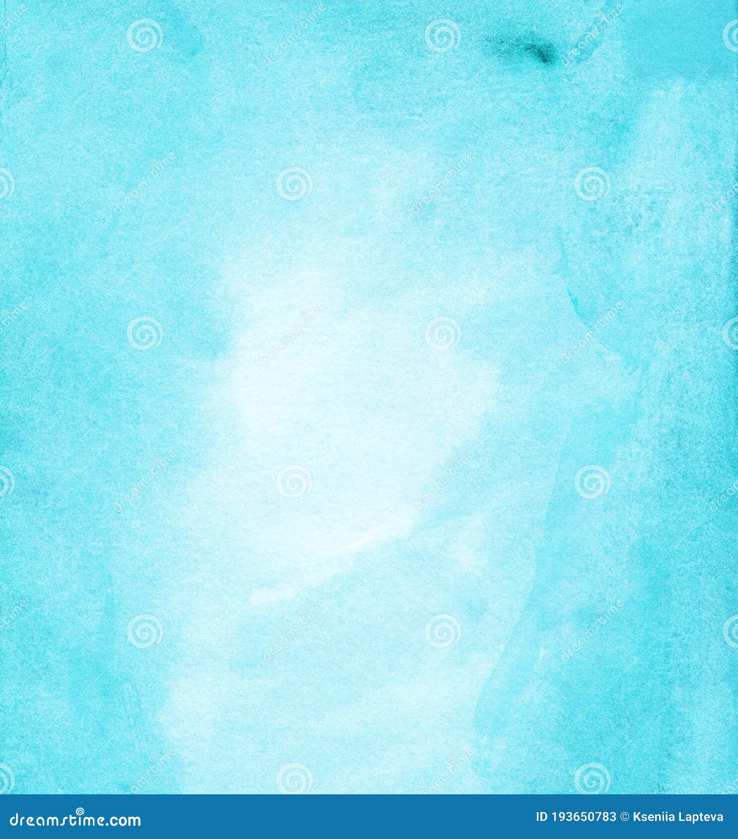 Watercolor Light Blue Background Hand Painted with Space for Text. Sky ...