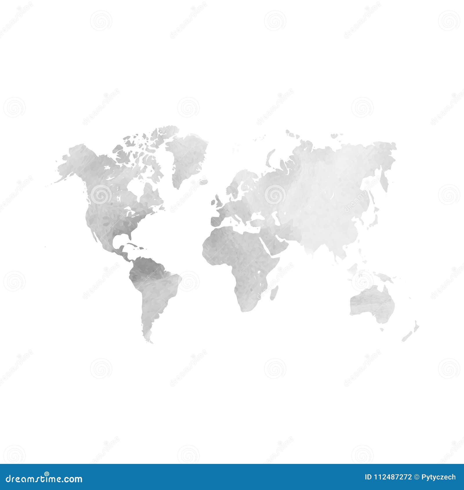 World Map Colorful Countries Atlas Eps10 Vector F