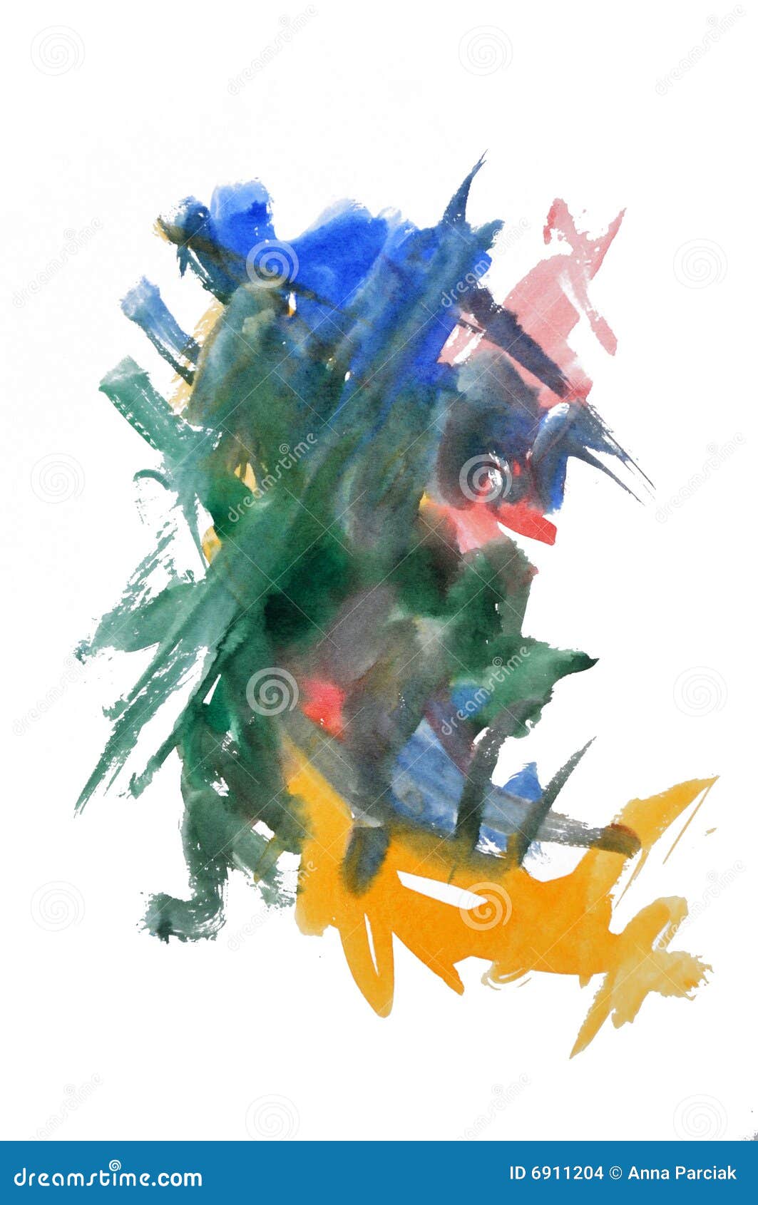 Watercolor mark stock photo. Image of vivid, spill, vibrant - 6911204