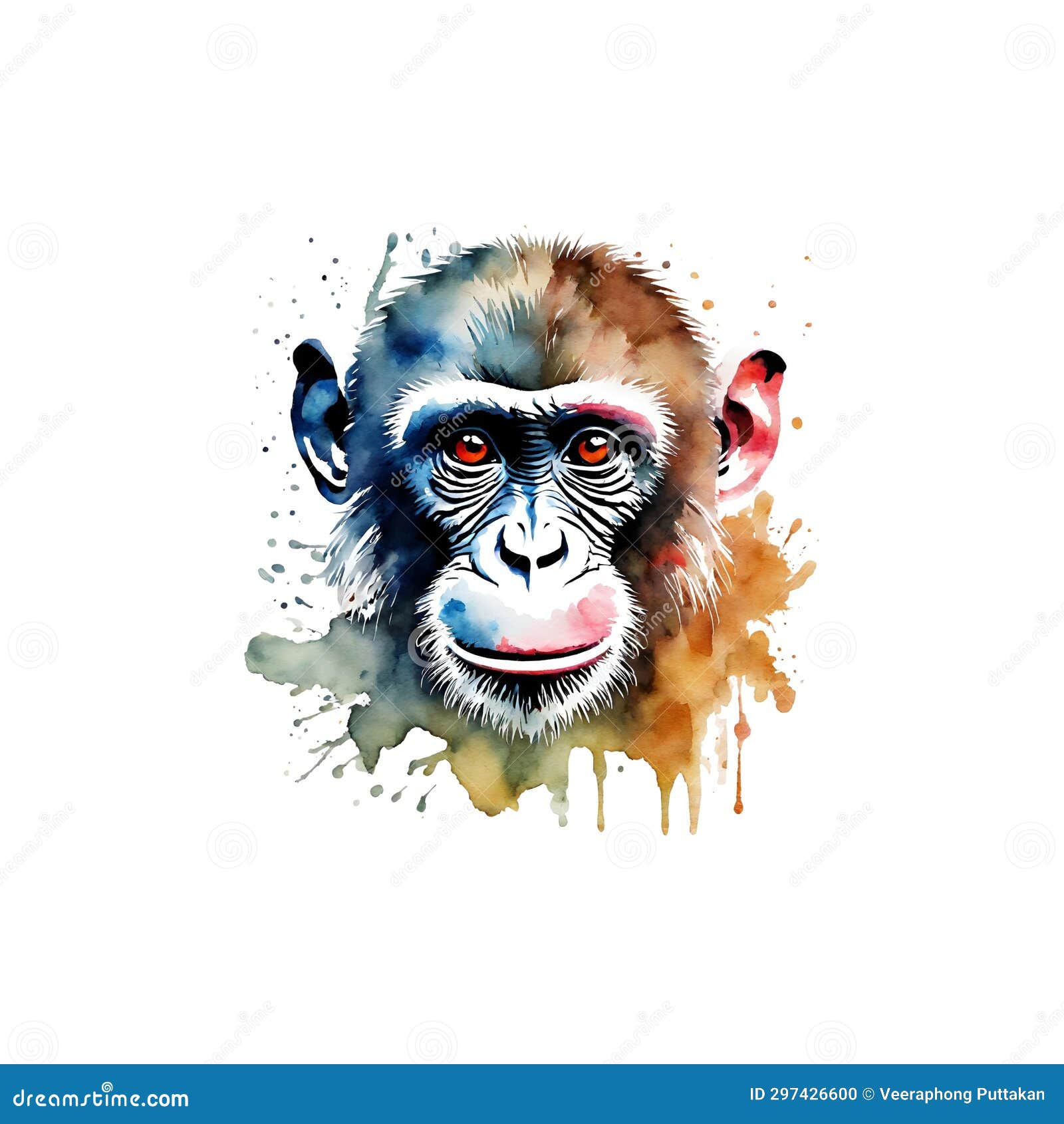 Monkey Animals Character Vector Set. Monkeys Cute Animal Kids ...