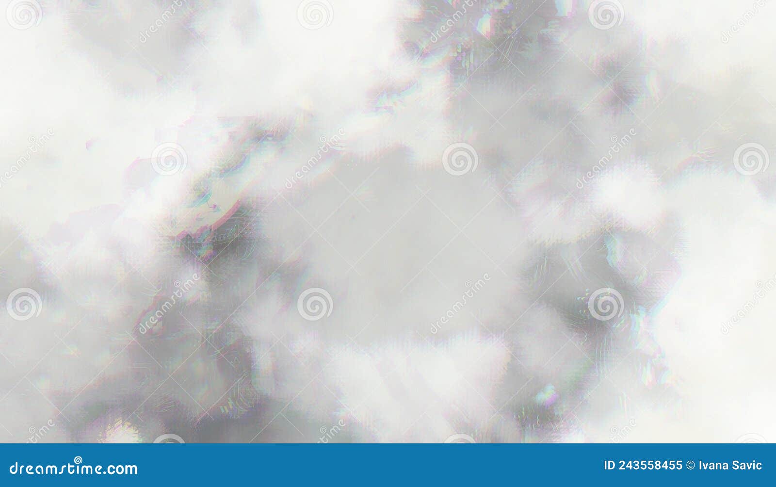 Watercolor Monochrome Background in Purple with Glitch Effect and ...