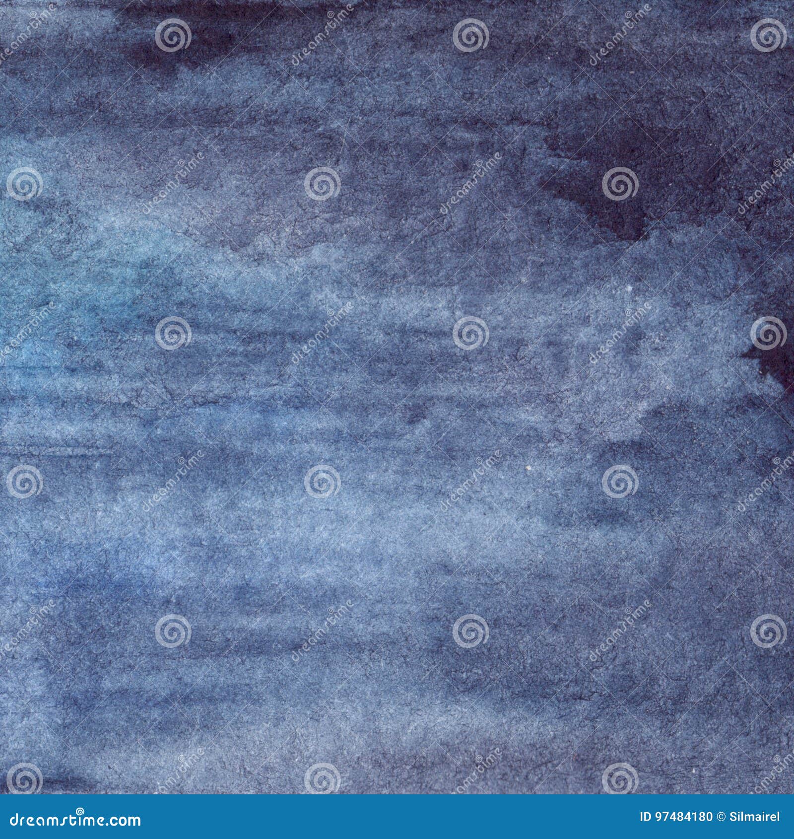 Watercolor Navy Blue Water Stripe Texture Background Stock Illustration ...