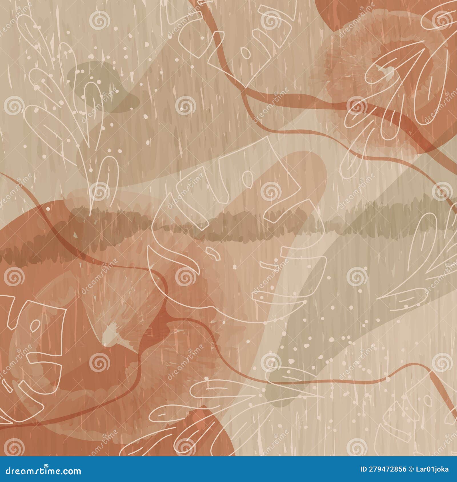 Watercolor Neutral Color Background with Grunge Effect Vector Stock ...