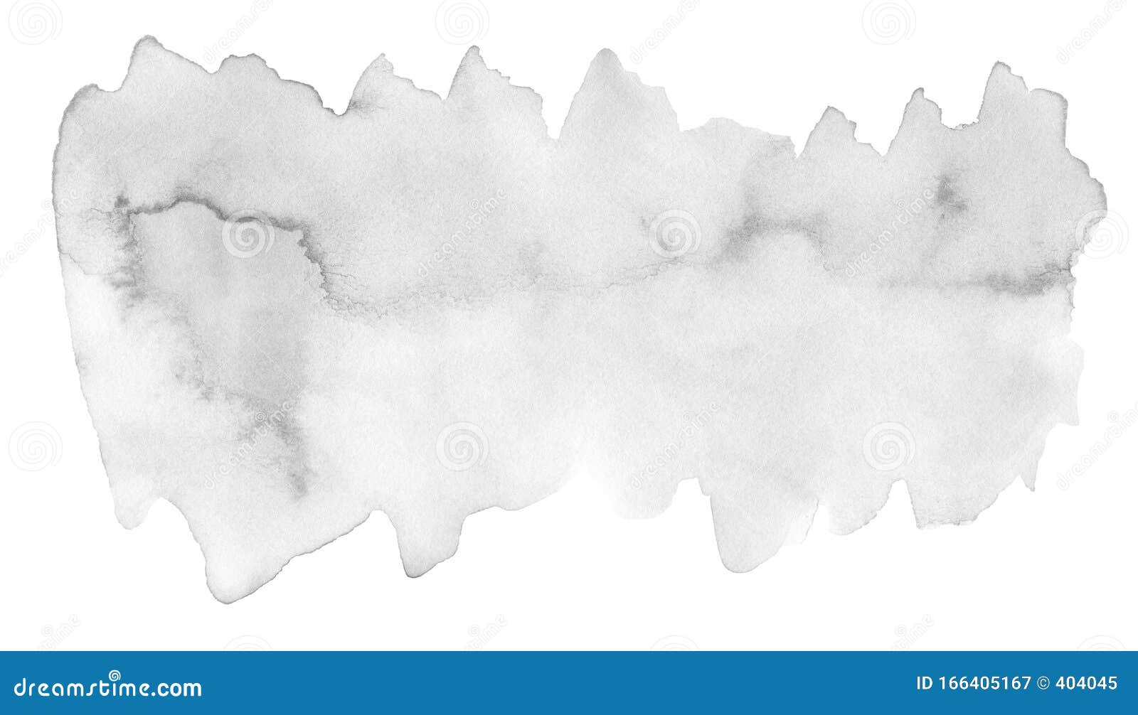 Neutral Gray Watrcolor Abstract Background, Isolated Spot With Divots ...