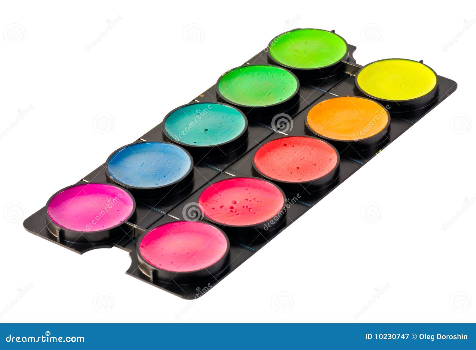 Watercolor Paint stock image. Image of creativity, green - 10230747