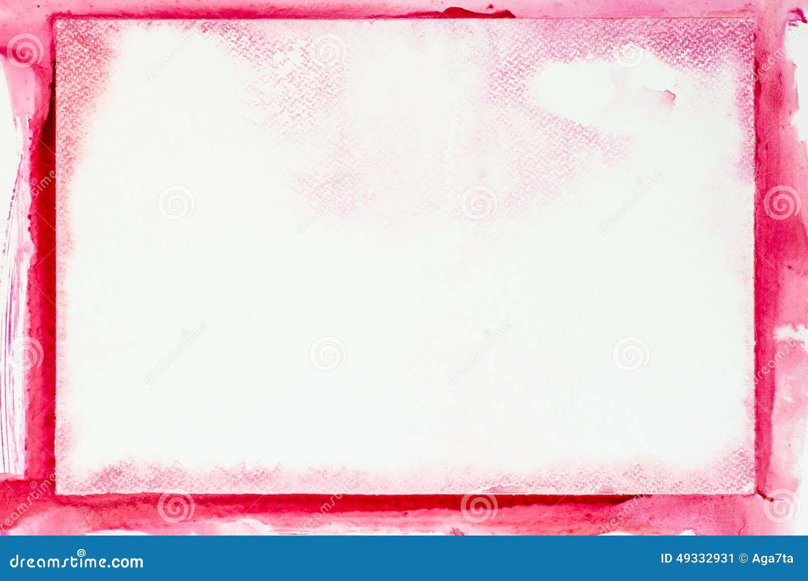Watercolor painted frame stock image. Image of homemade - 49332931