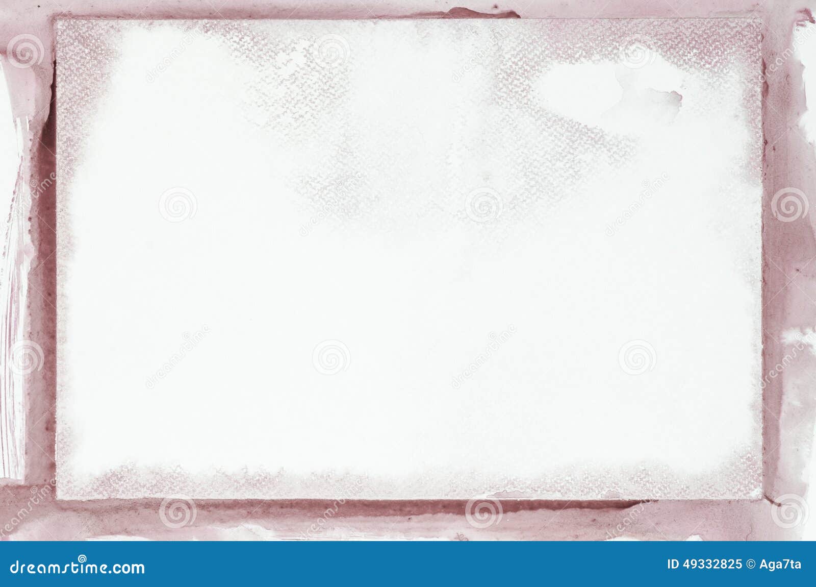 Watercolor painted frame stock image. Image of closeup - 49332825
