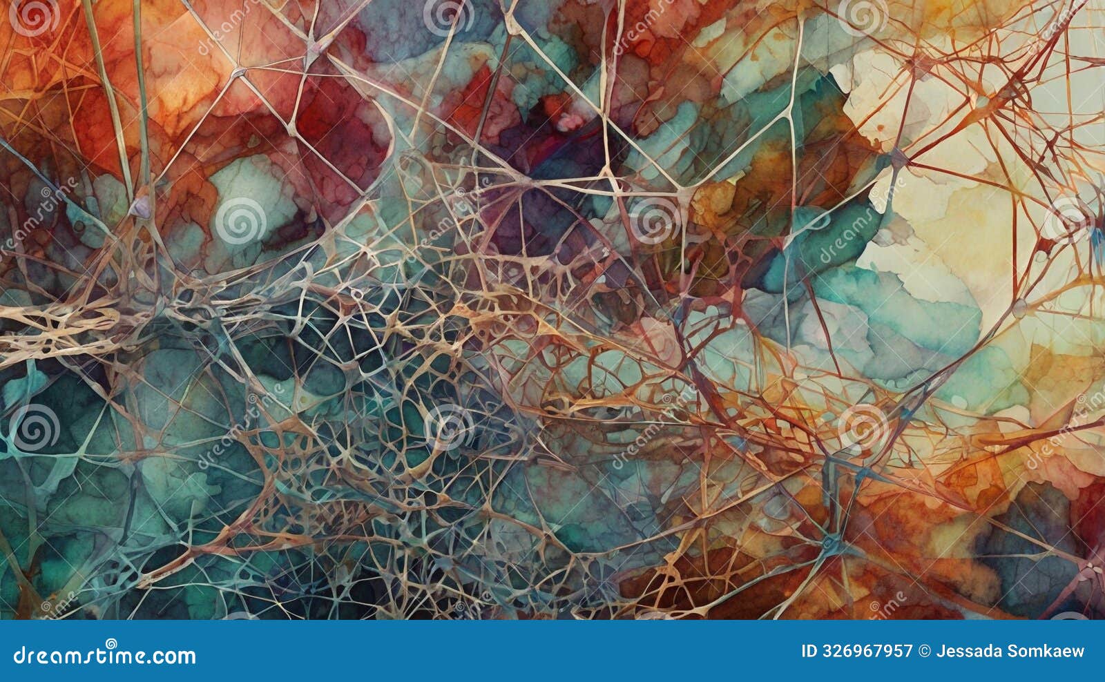 Watercolor Painting: Abstract Digital Art Inspired by the Concept of ...