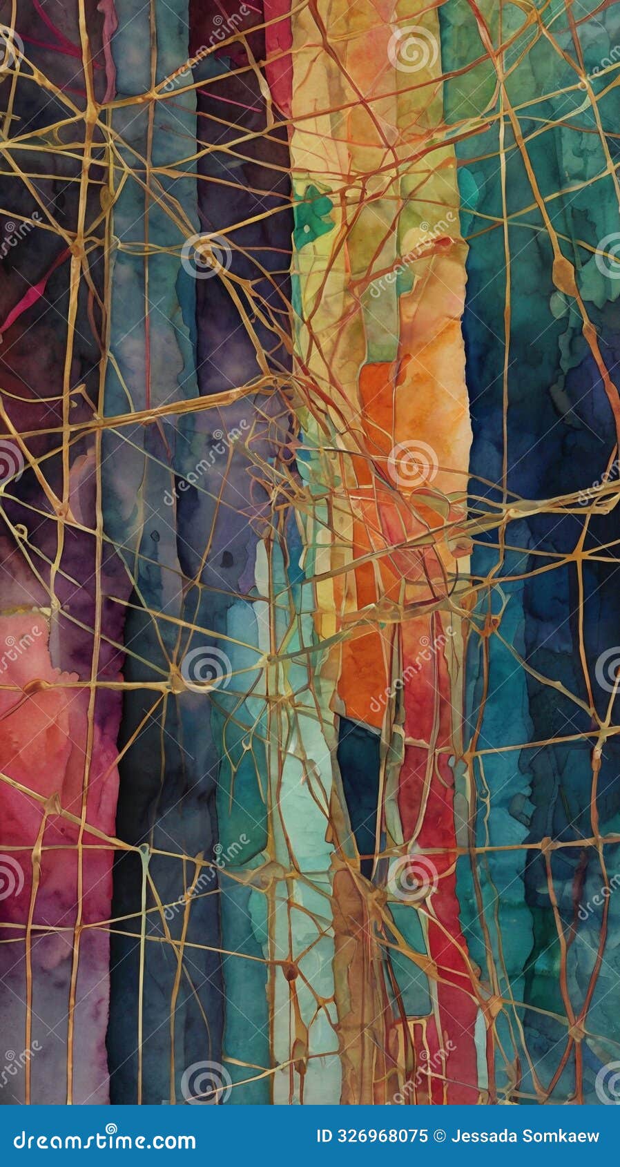 Watercolor Painting: Abstract Digital Art Inspired by the Concept of ...