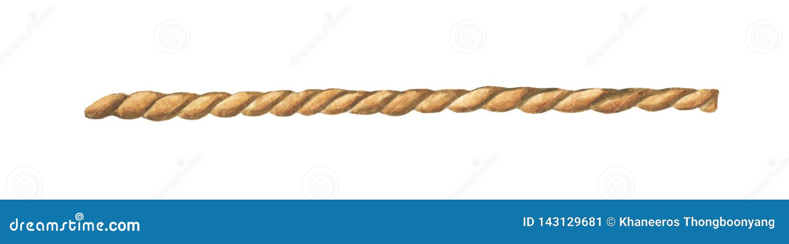 Rope String Flat Single Color Vector Illustration Set | CartoonDealer ...