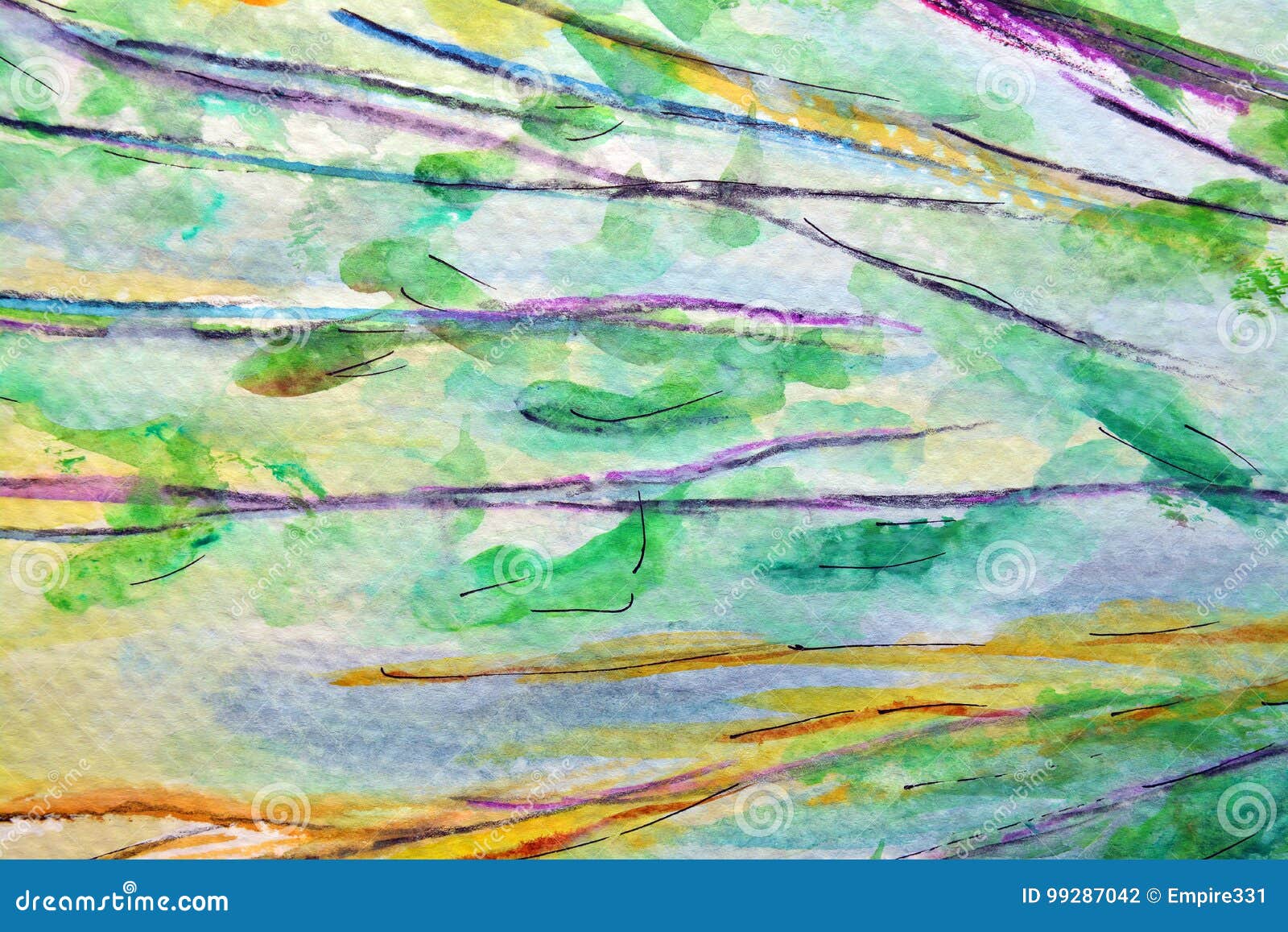 Watercolor painting stock photo. Image of detail, paper - 99287042