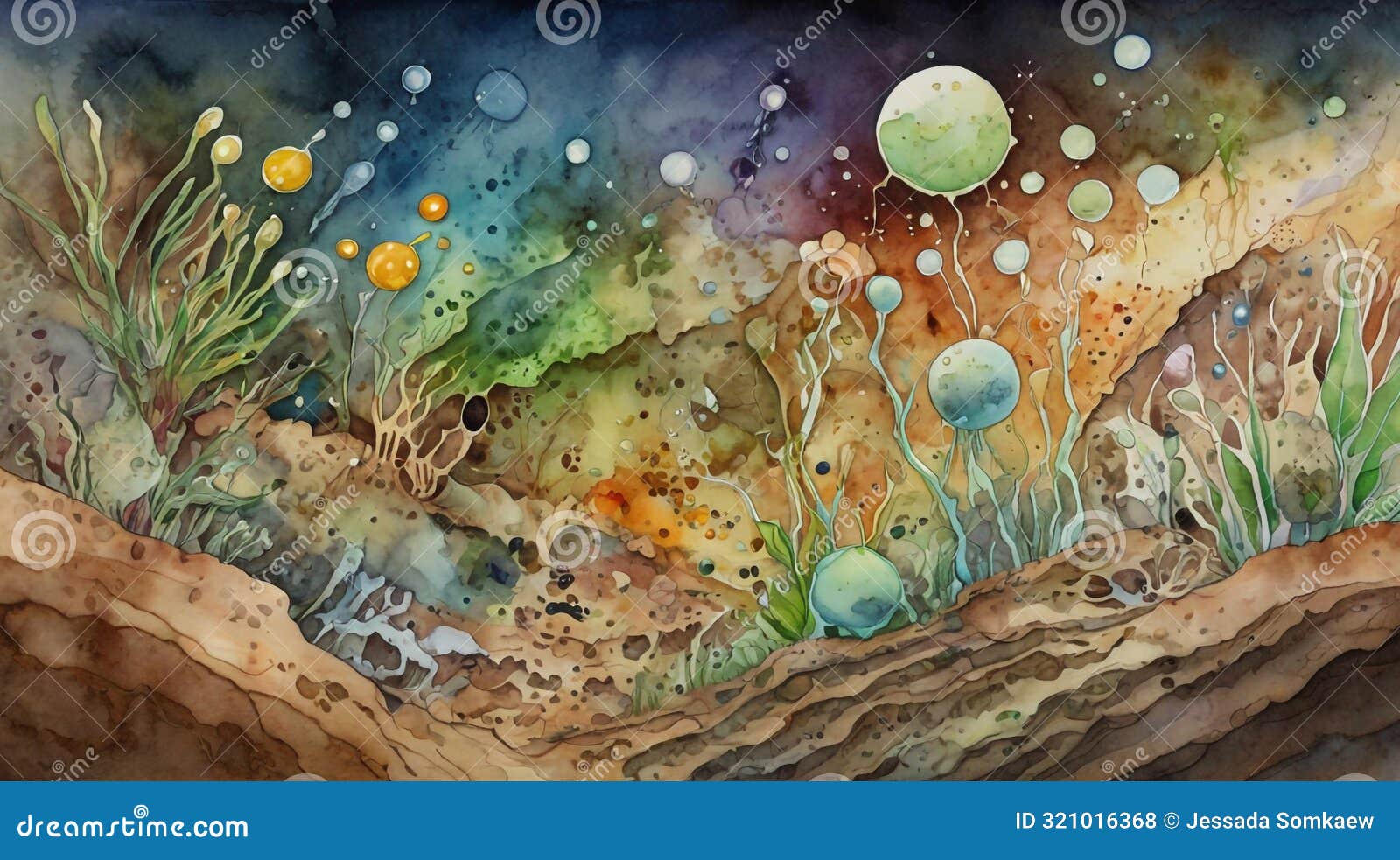 Watercolor Painting: a Complex Microbial Community Interacting in a ...