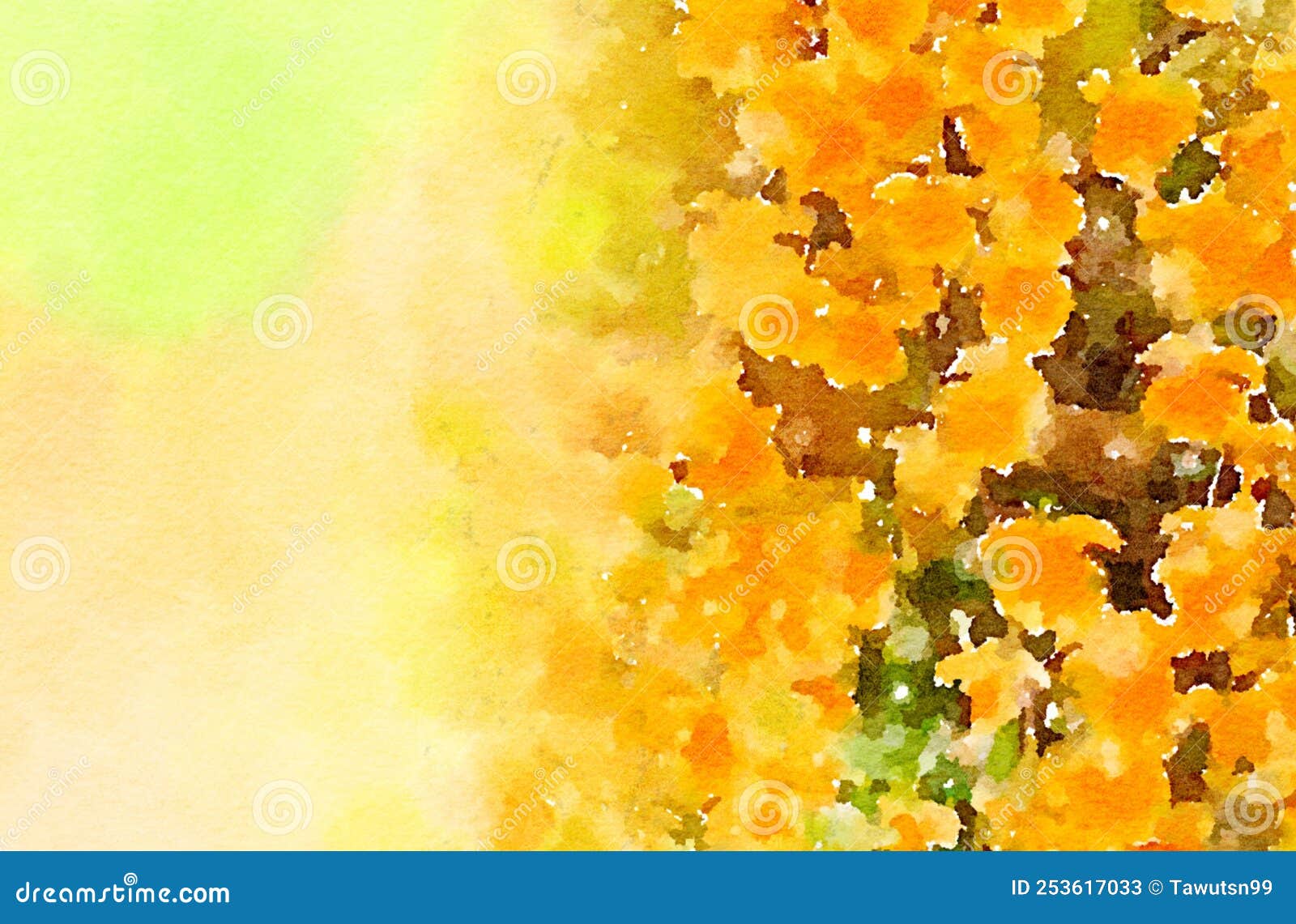 Watercolor Painting Techniques Represents a Group of Flowers Stock ... Watercolor Painting Techniques Represents a Group of Flowers Stock ...
