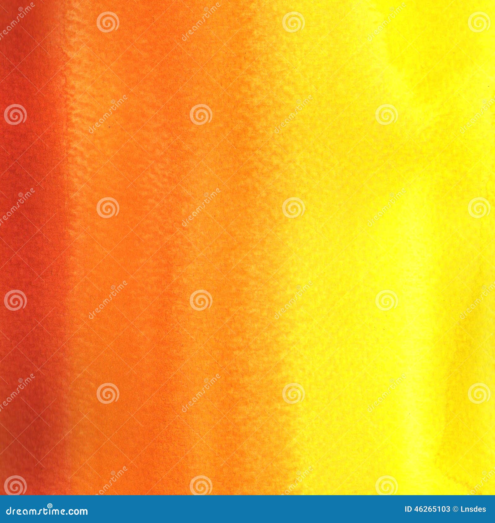 Watercolor Painting. Yellow, Orange, Red Gradient Stock Image - Image ...