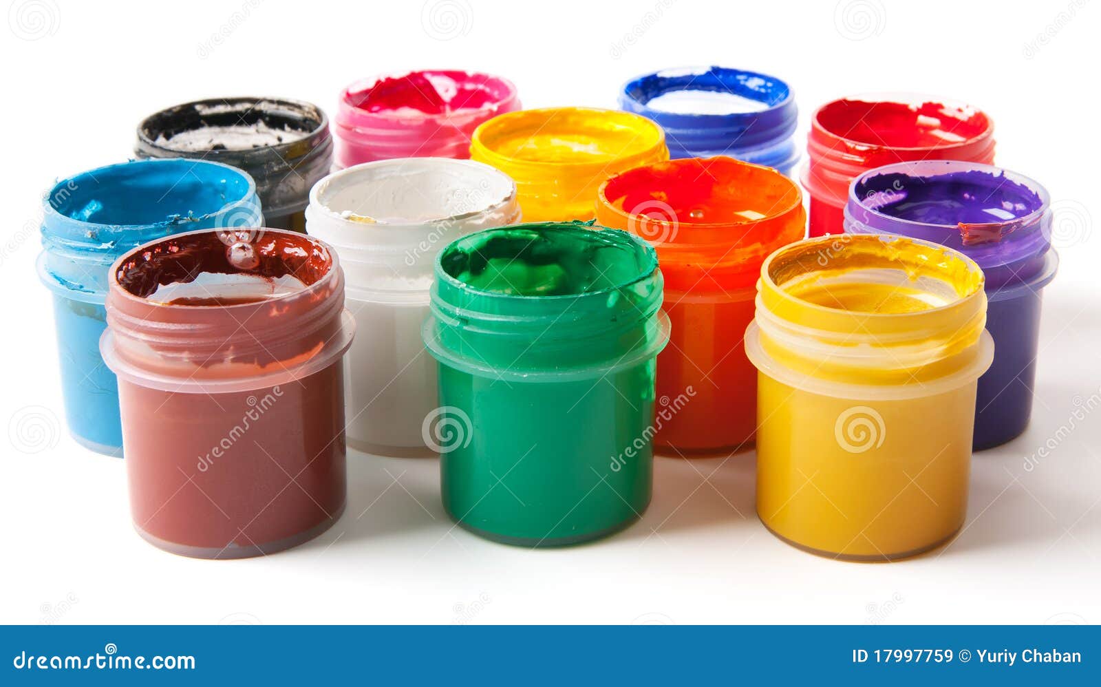 Watercolor paints stock image. Image of palette, container - 17997759