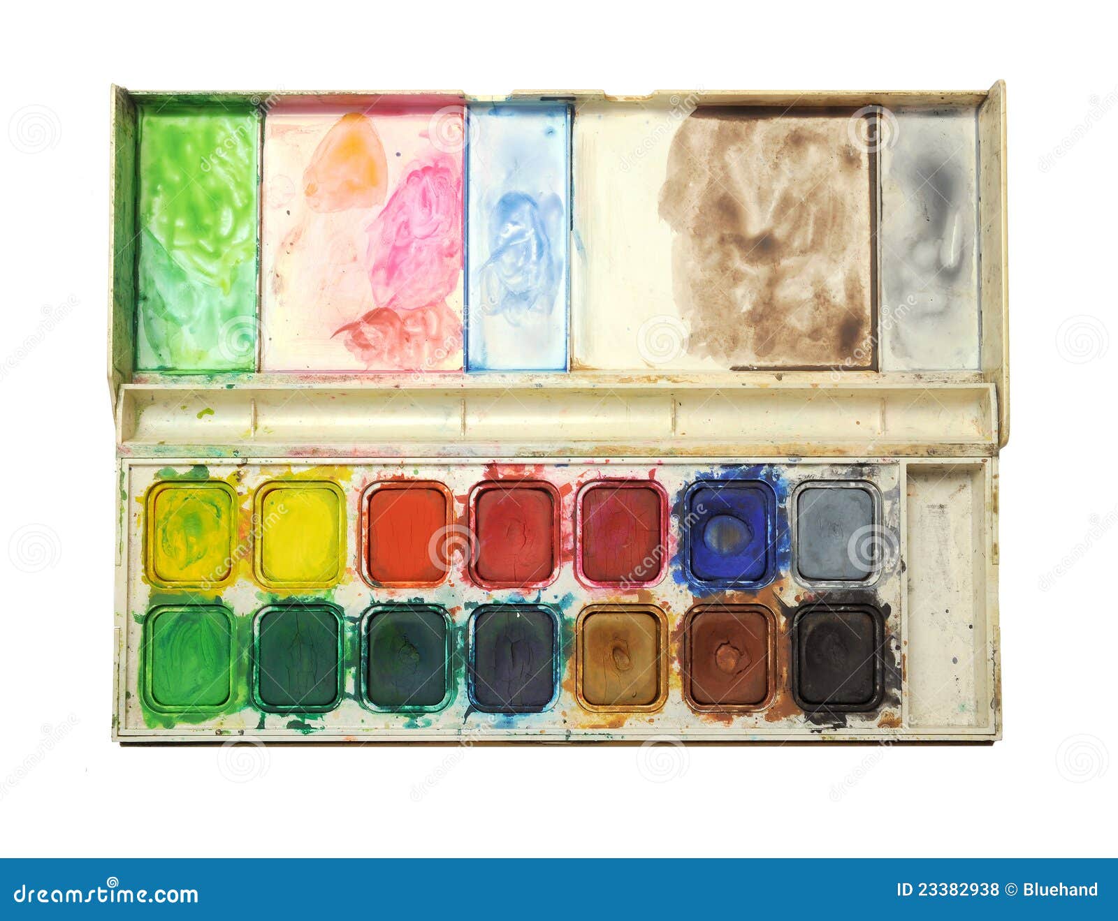 Watercolor Pallet Box Stock Photography | CartoonDealer.com #23382938