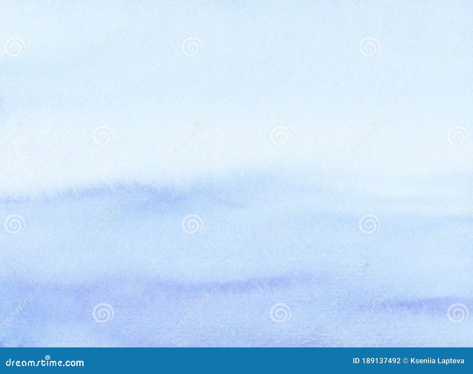 Watercolor Pastel Blue Gradient Background Hand Painted. Watercolour ...