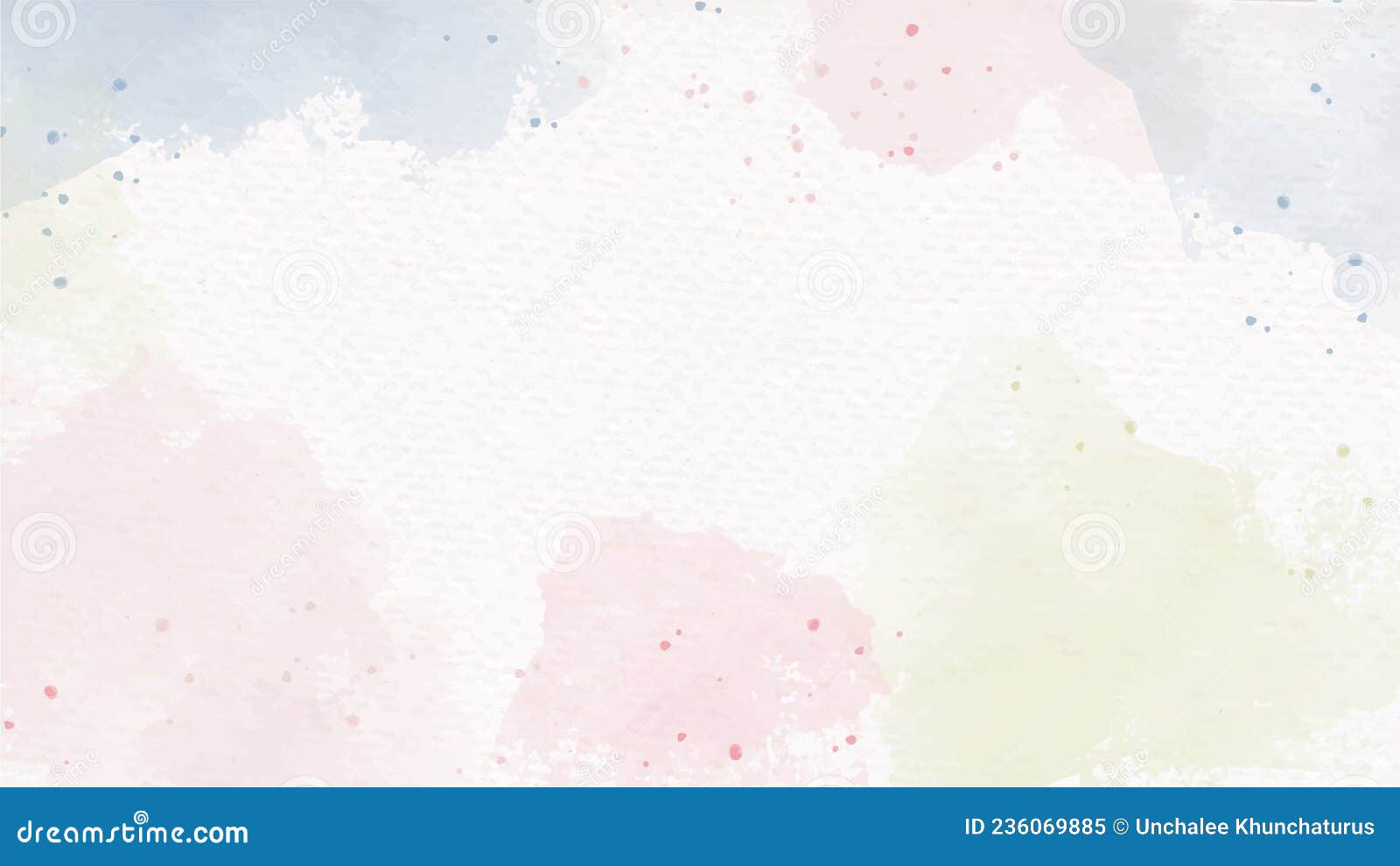 Watercolor Pastel Rainbow Color Wet Wash Splash on Paper Background ...