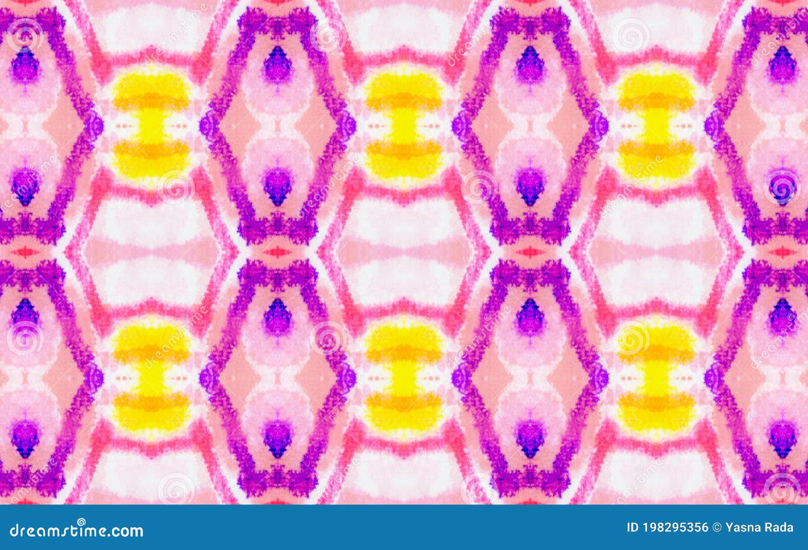 Watercolor Peruvian or Mexican Pattern. Stock Illustration ...