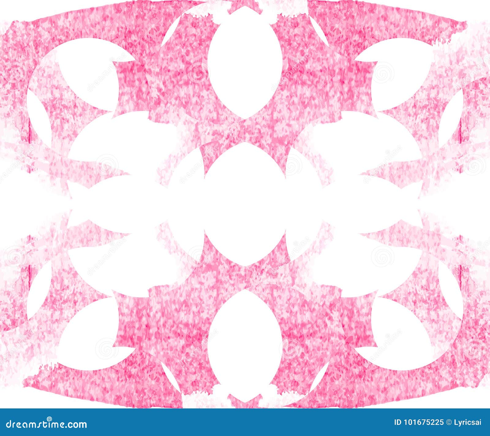 Watercolor Pink Abstract Pattern Stock Vector - Illustration of vibrant ...
