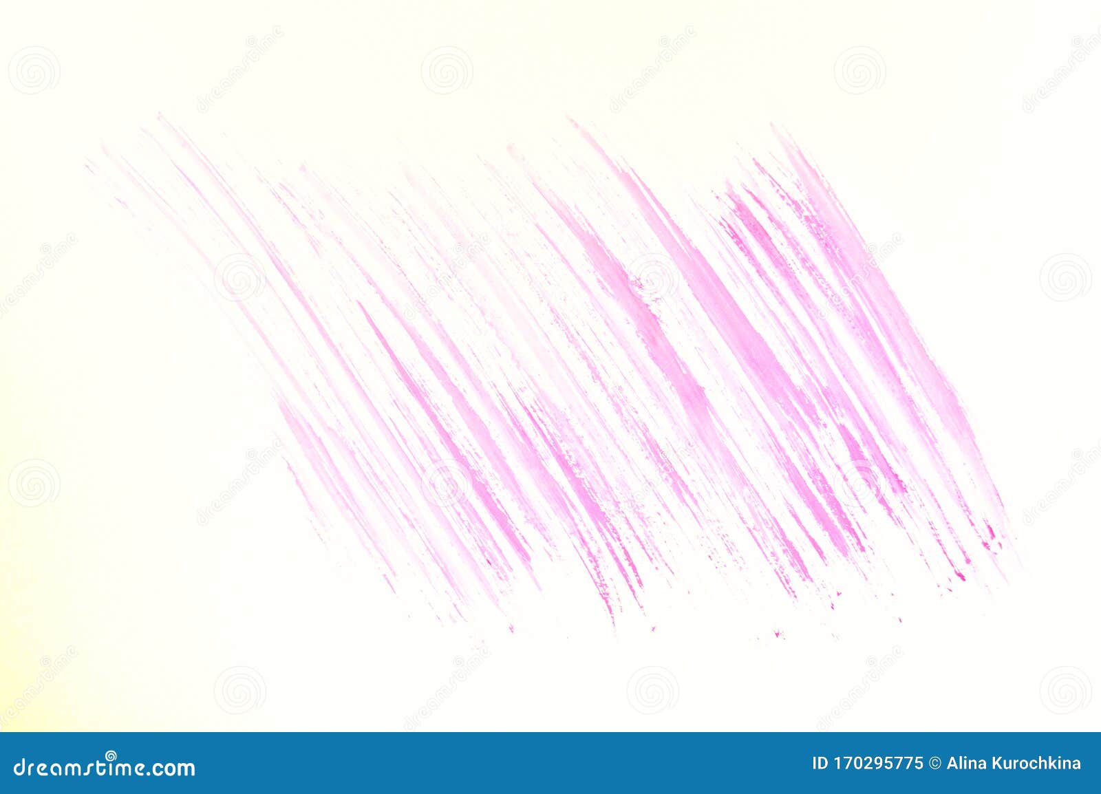 Watercolor Pink Smear Isolated on White Background Stock Image - Image ...