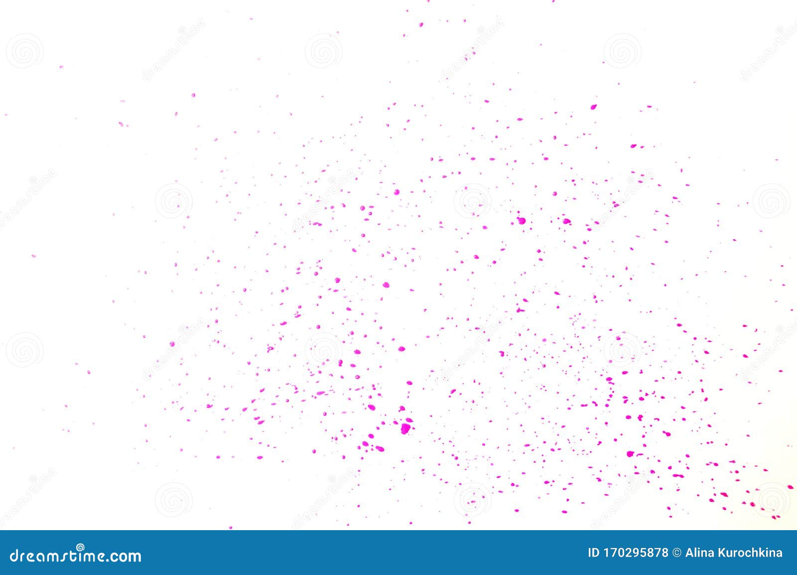 Watercolor Pink Smear Isolated on White Background Stock Photo - Image ...