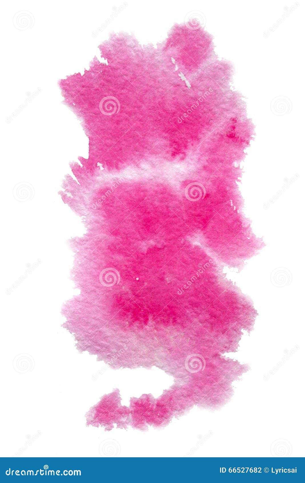 Watercolor pink stains stock illustration. Illustration of pink - 66527682