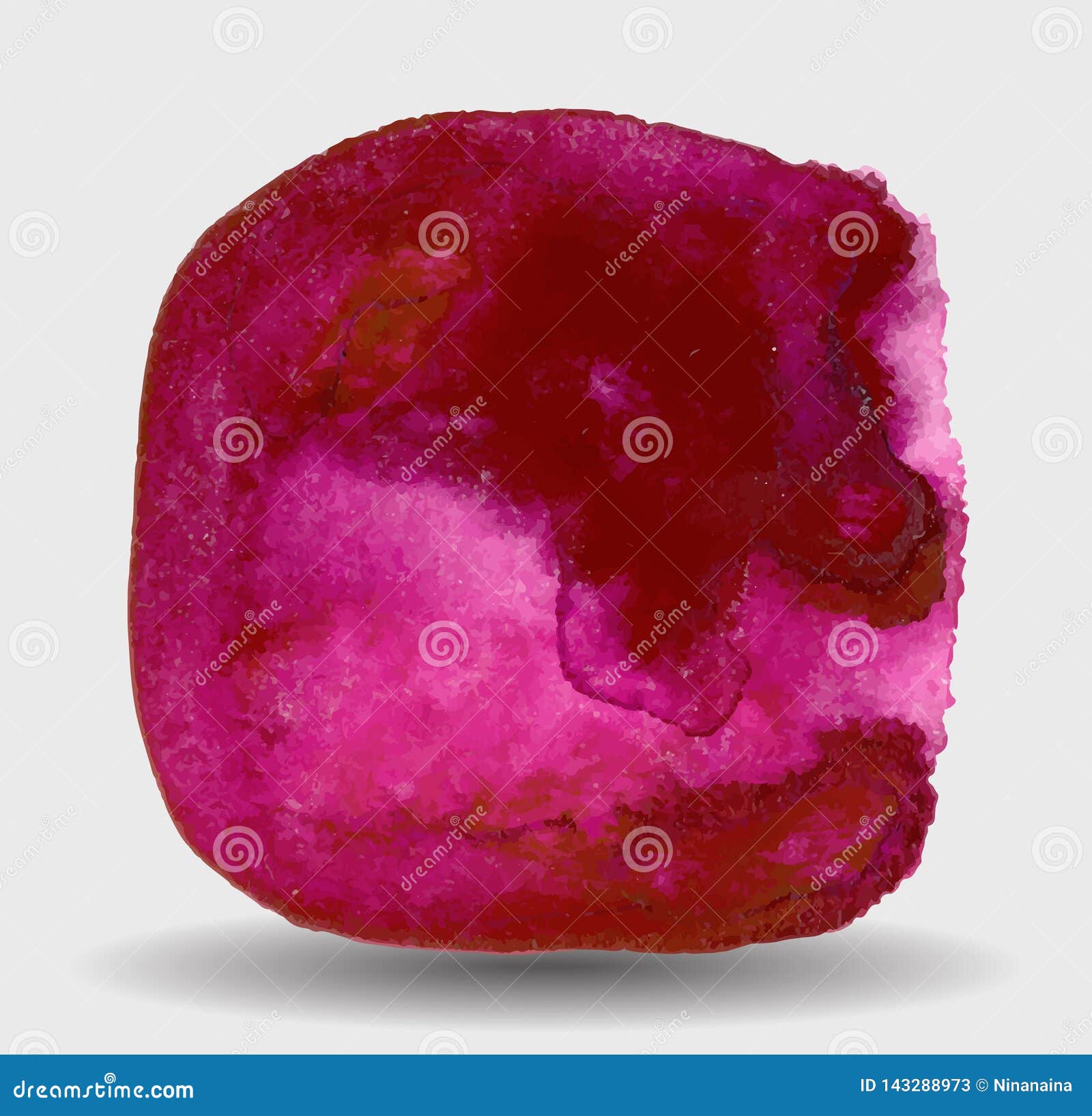 Watercolor Purple Square, Vector Image Stock Vector - Illustration of ...