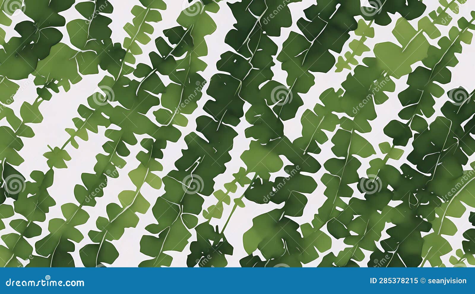 Watercolor Rainforest Leaves Black Background, Tile Seamless Repeating ...