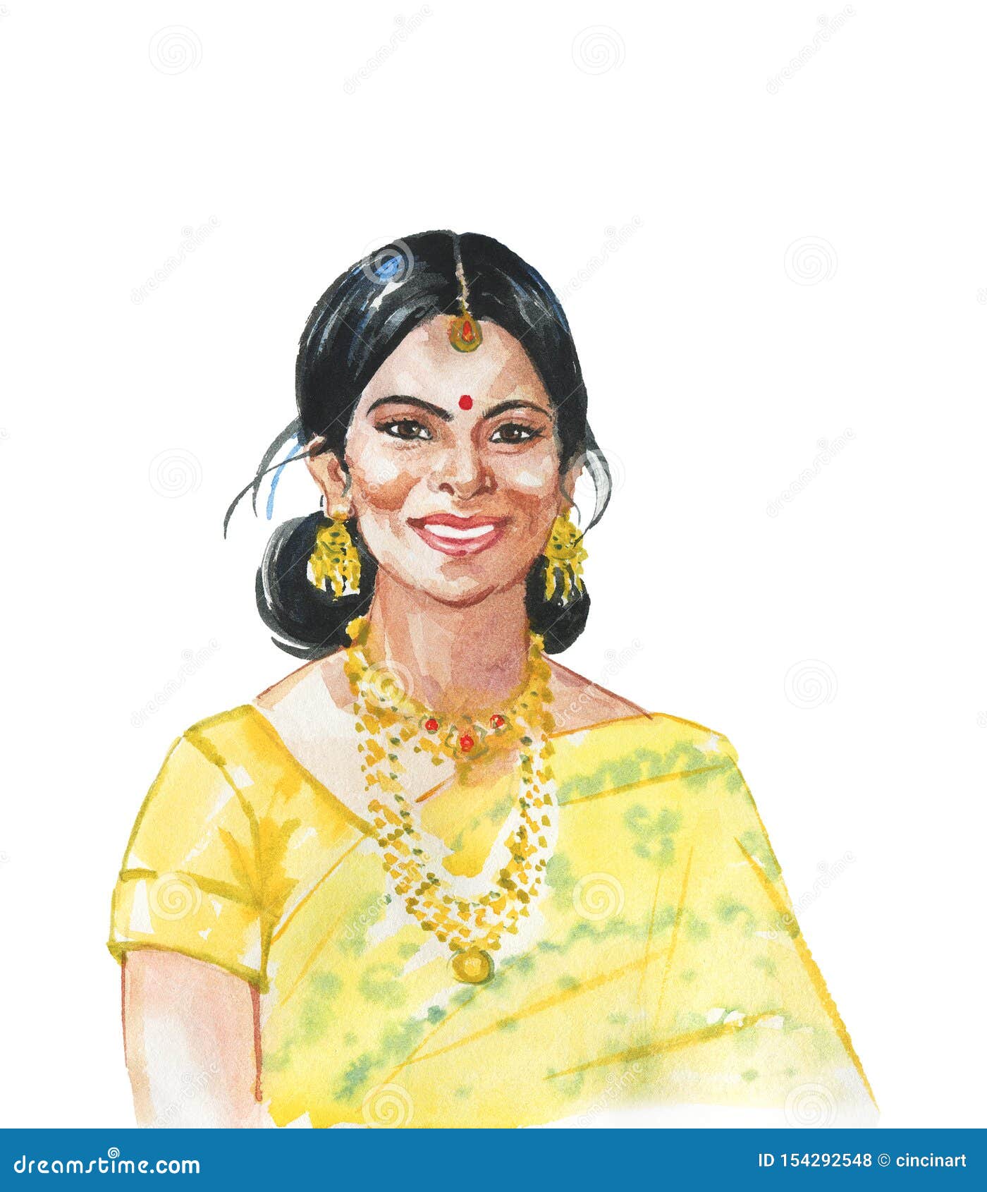 Watercolor Realistic Female Portrait Stock Illustration - Illustration ... Watercolor Realistic Female Portrait Stock Illustration - Illustration ...