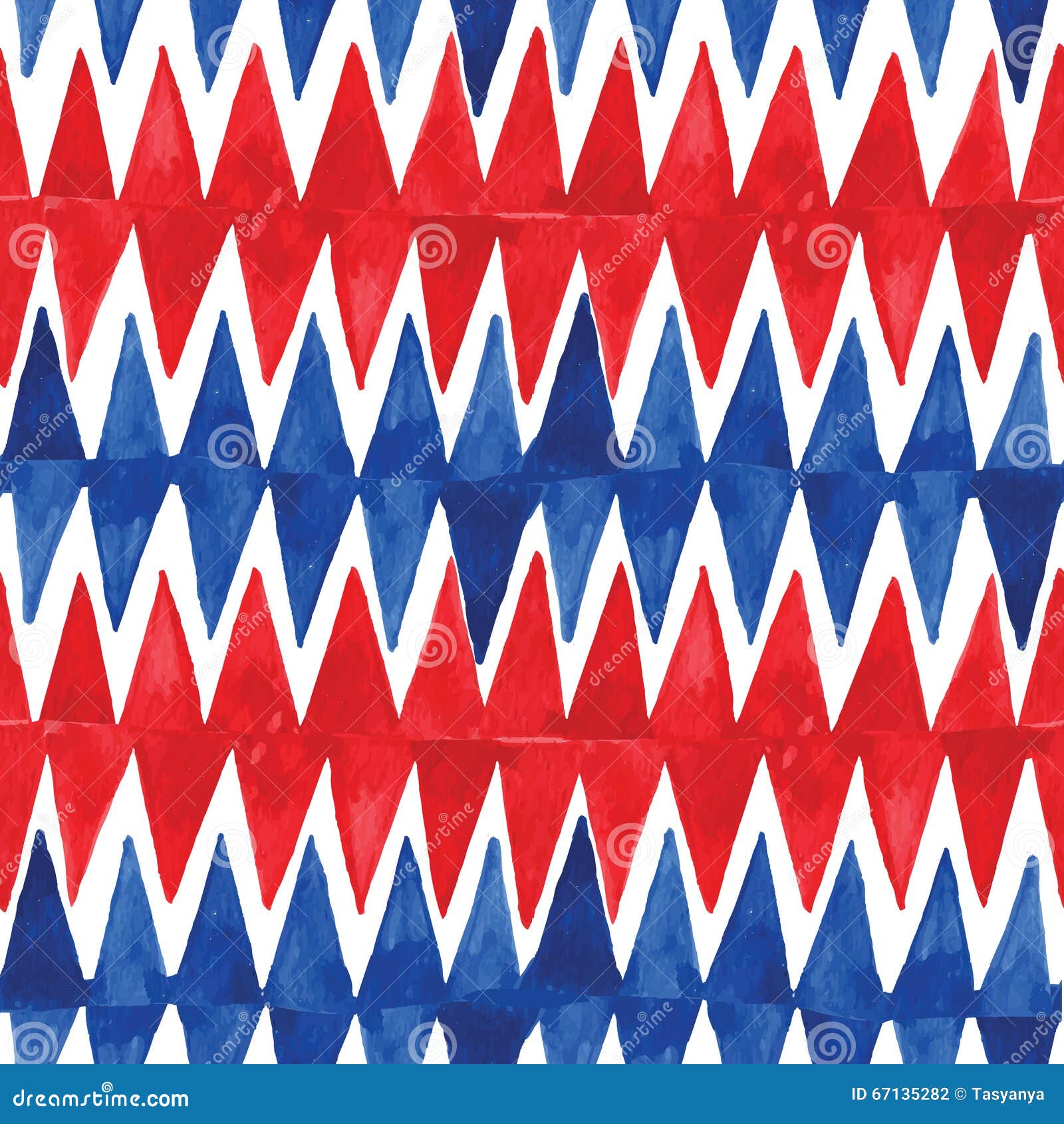 Watercolor Rhomb Pattern Seamless Stock Vector - Illustration of rhomb ...