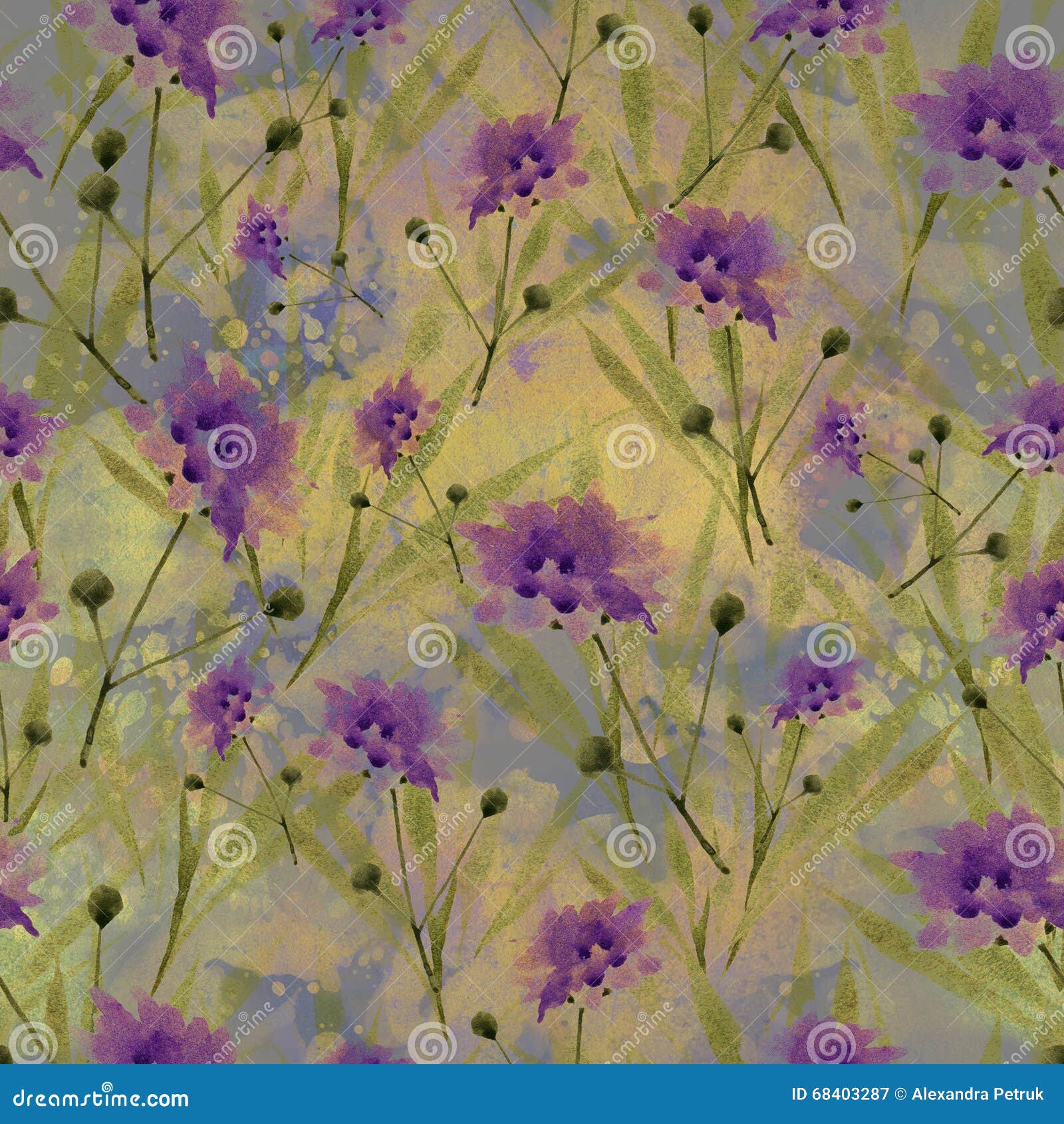 Watercolor Seamless Abstract Texture Stock Illustration - Illustration ...