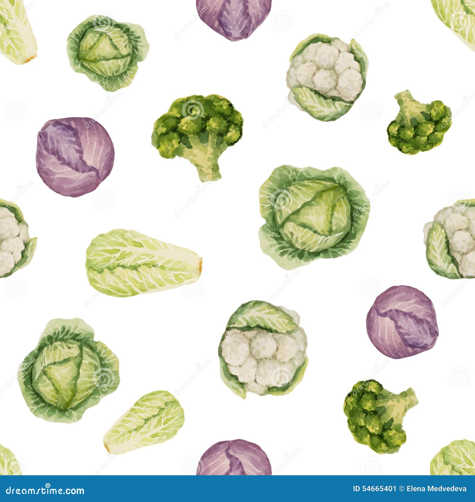 Watercolor Seamless Pattern Stock Vector - Illustration of style, draw ...