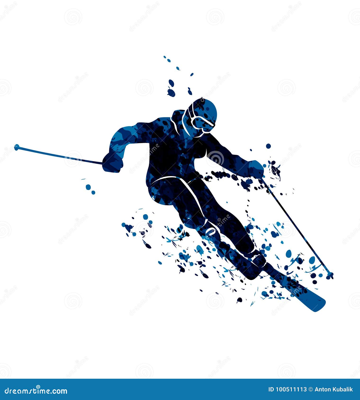 Silhouette Of A Skier , Vector Draw | CartoonDealer.com #127475266 Silhouette Of A Skier , Vector Draw | CartoonDealer.com #127475266